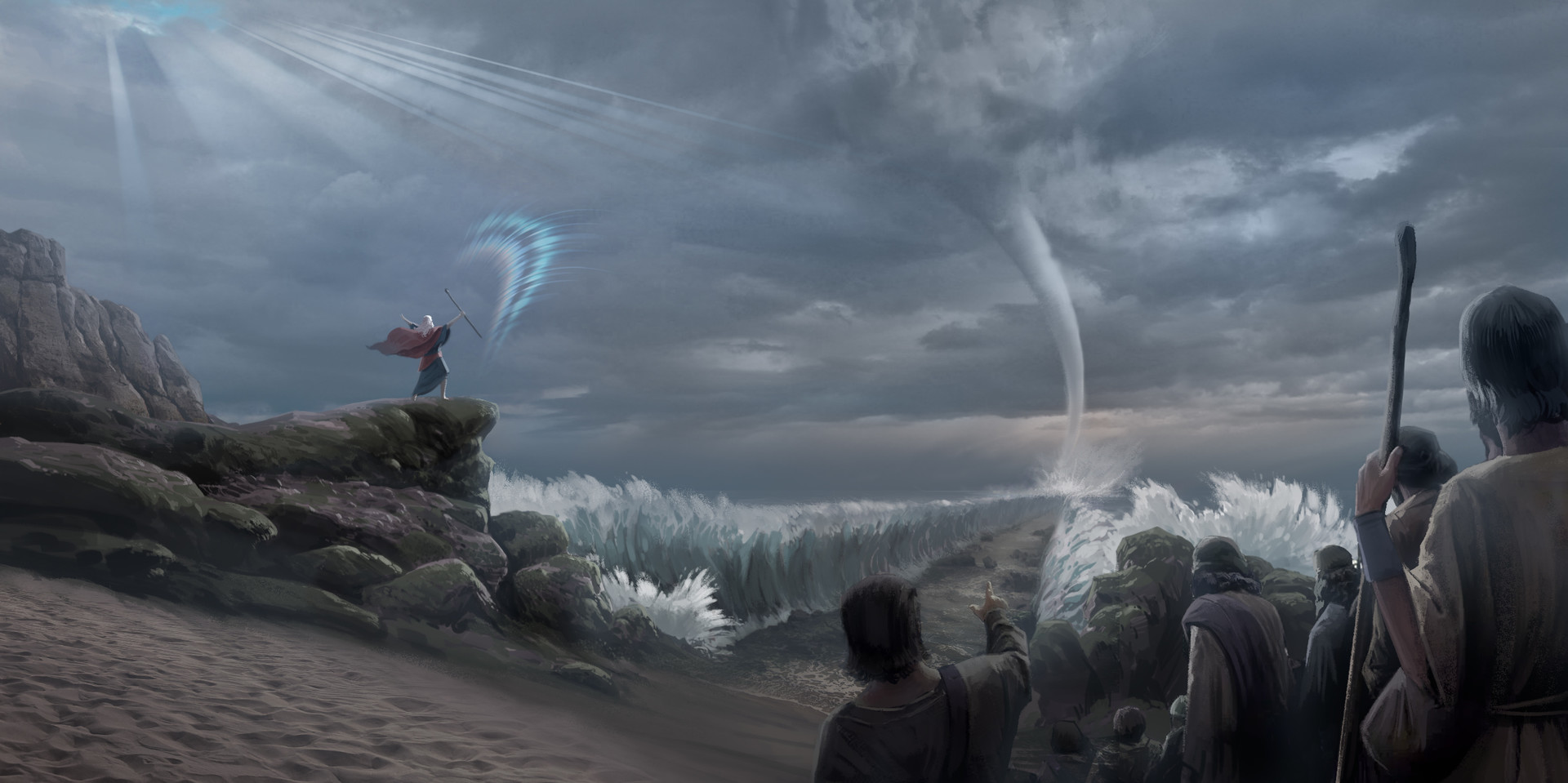 ArtStation - Red sea opening