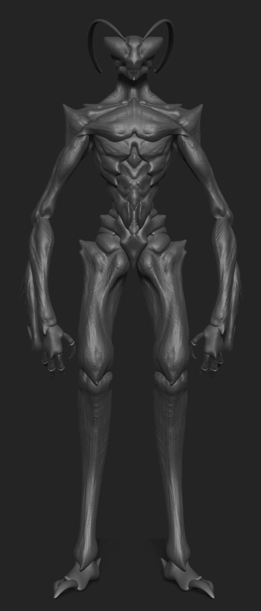 ArtStation - 虫人8连弹 insect man