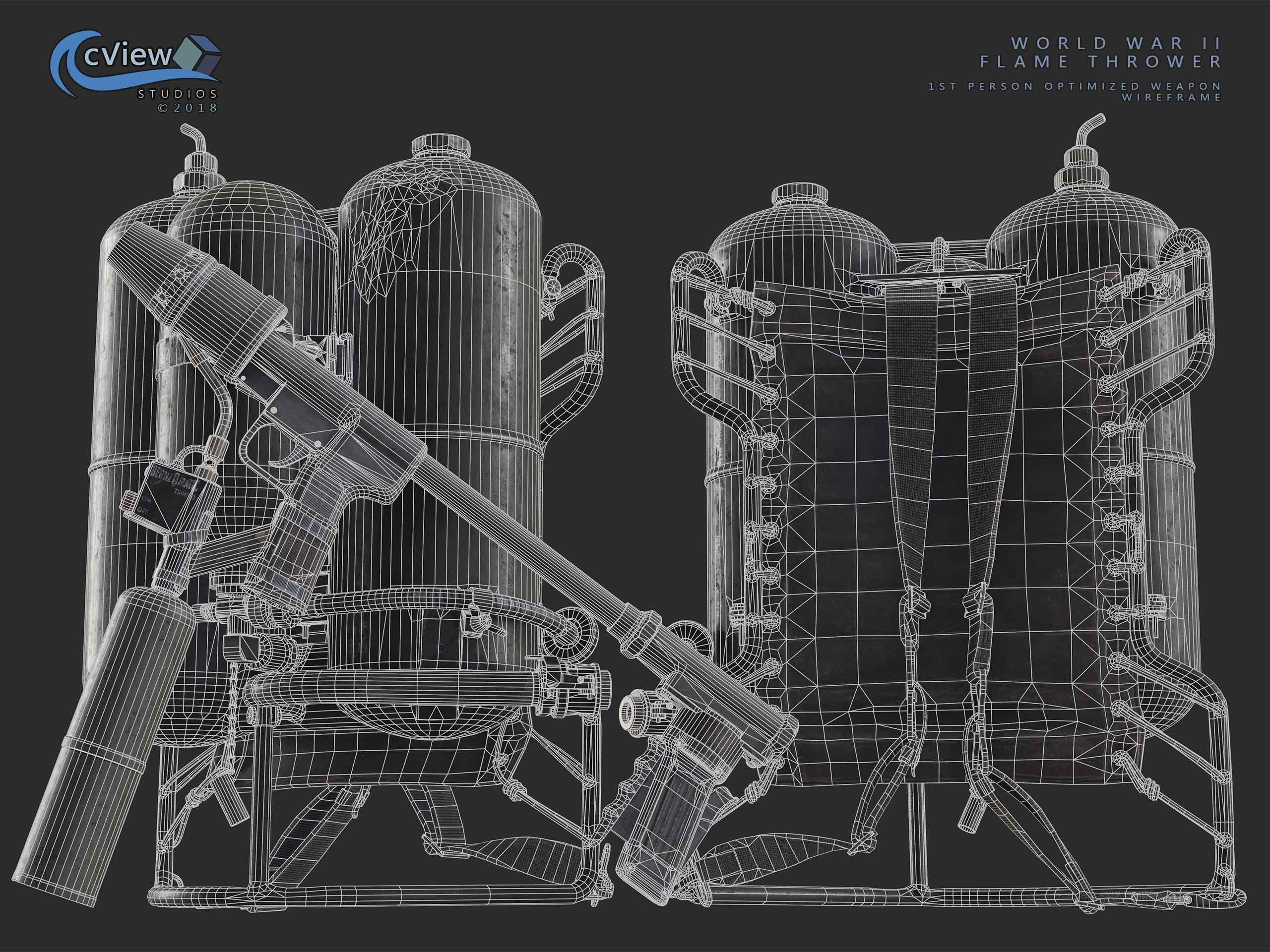 cView Studios - World War II Flame Thrower
