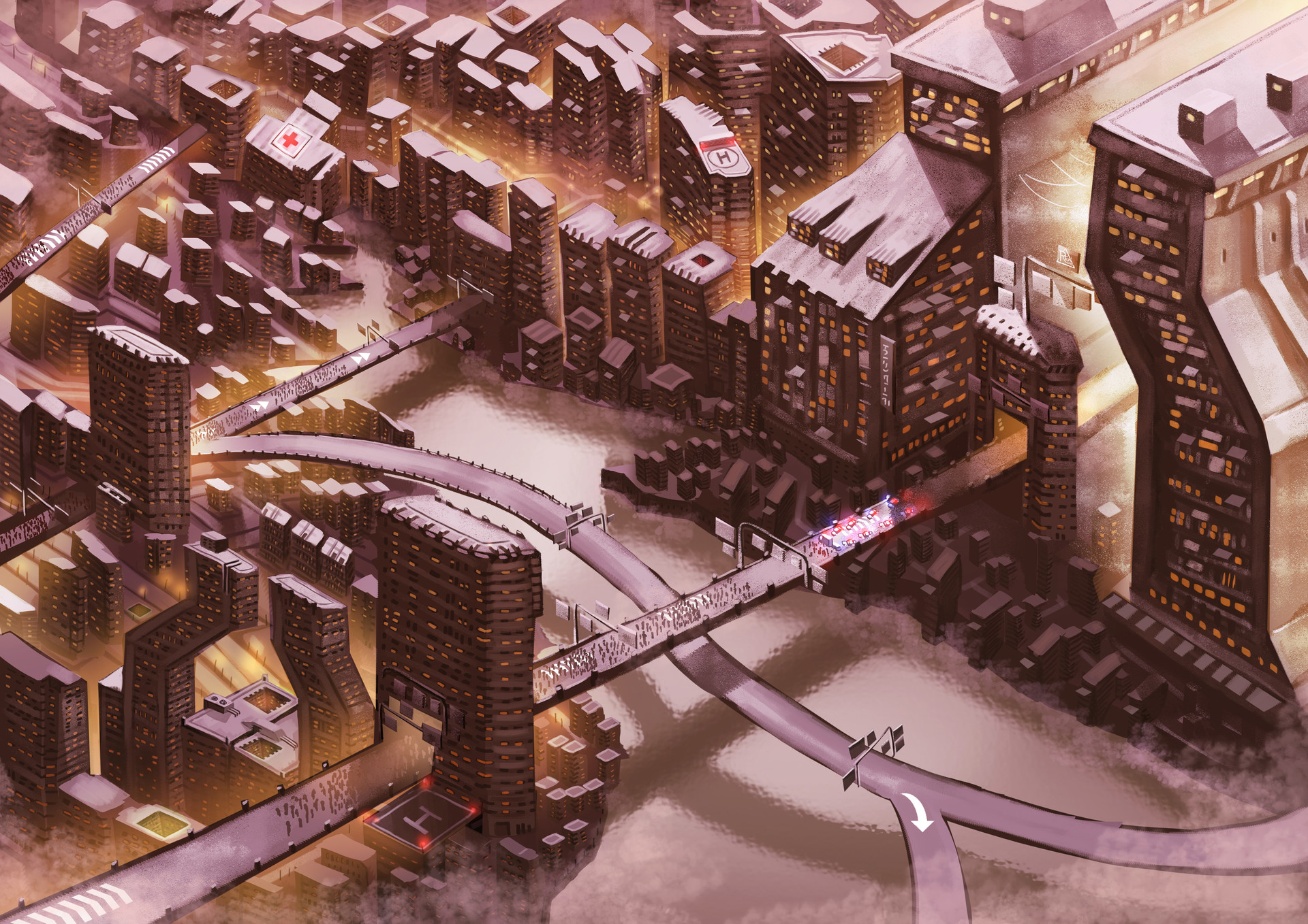 ArtStation - Landscape city