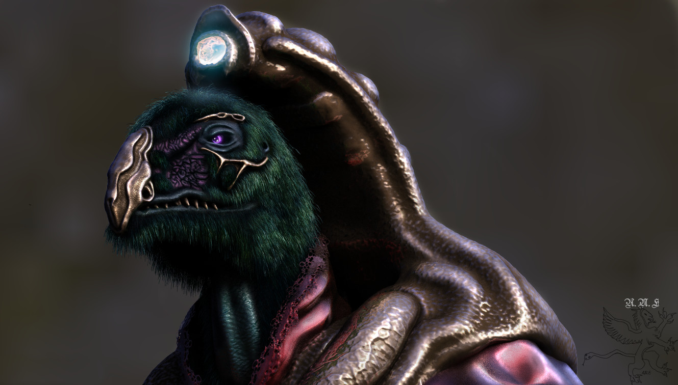 ArtStation - Skeksis Portrait