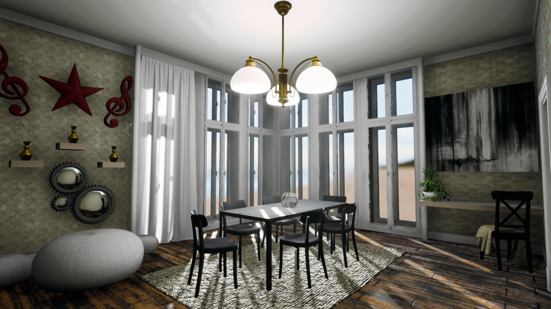 ArtStation - American Dining Room