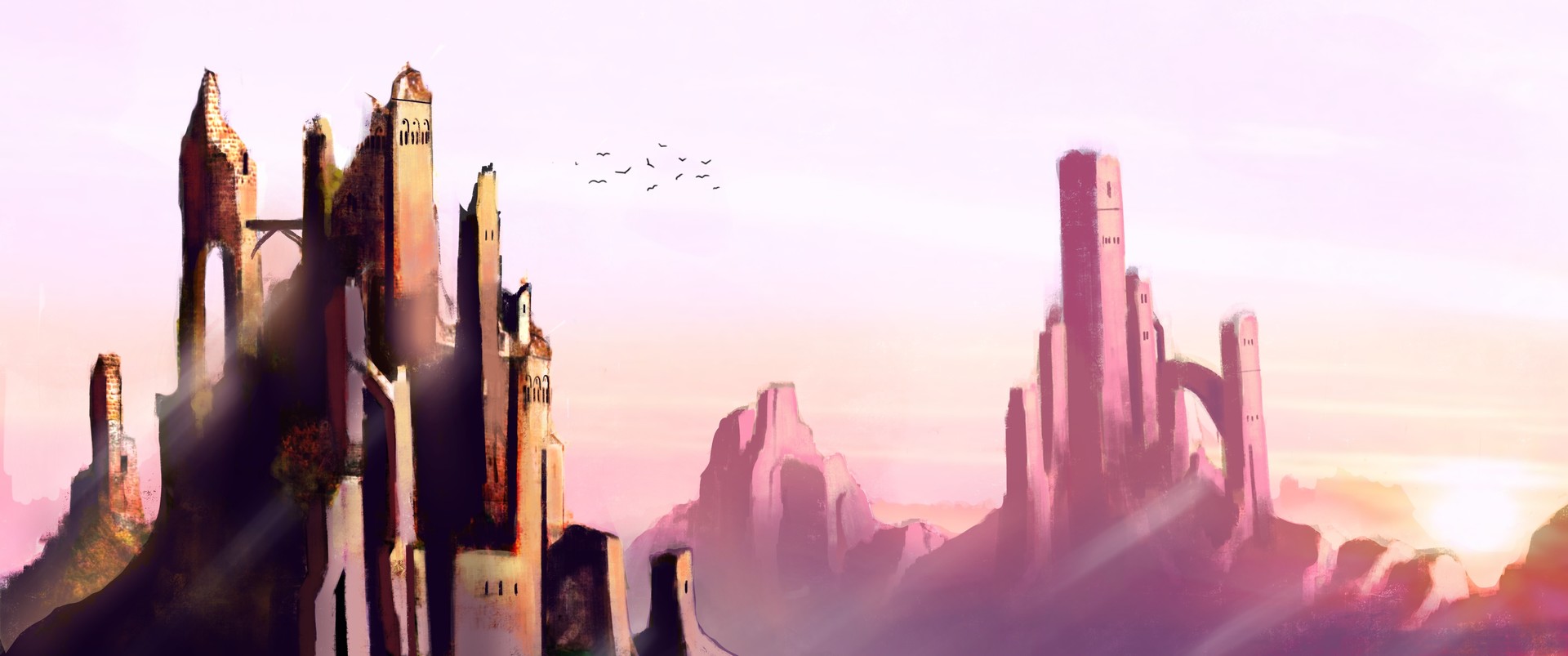 ArtStation - Castle [speedpaint 1]