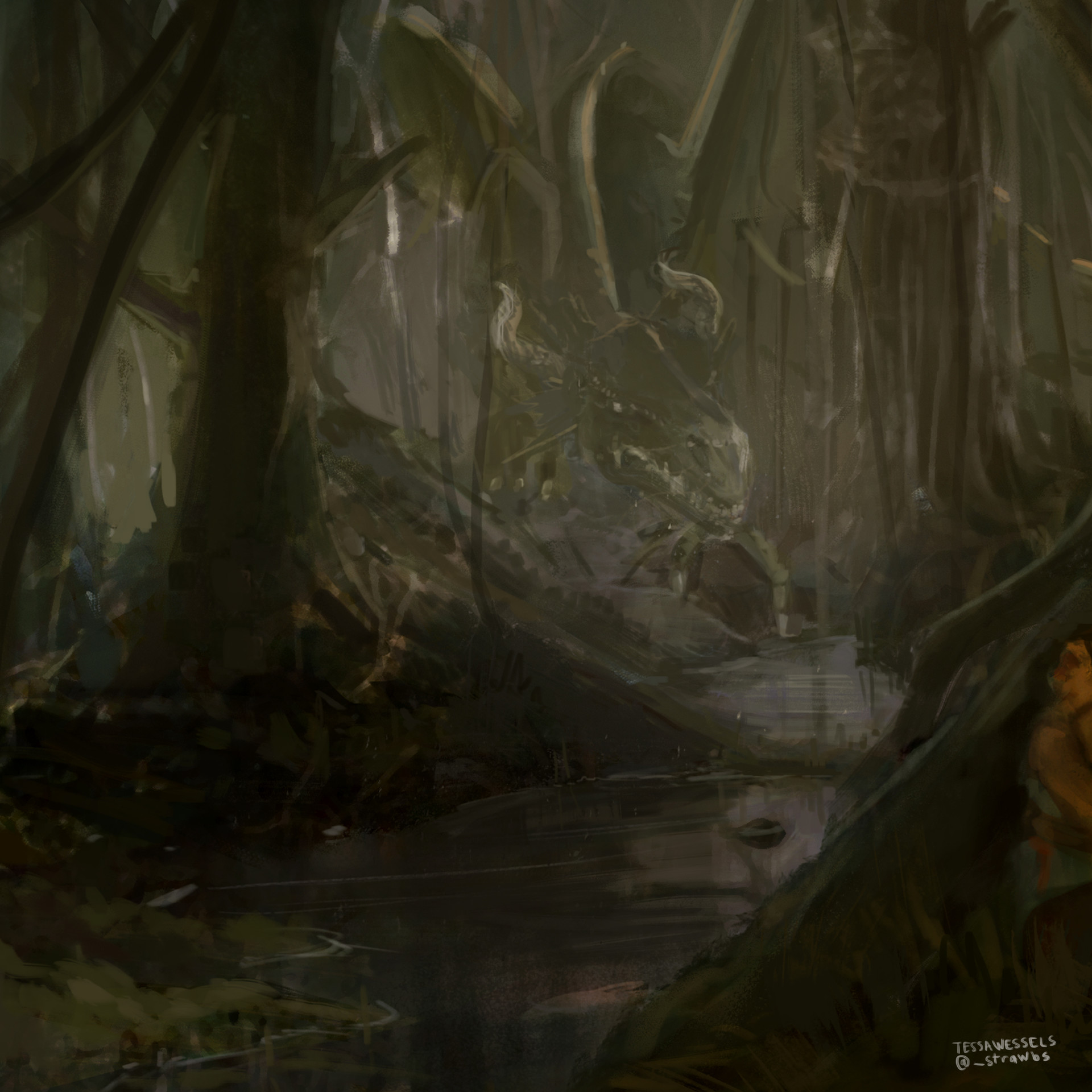 Tessa Wessels - Swamp Dragon