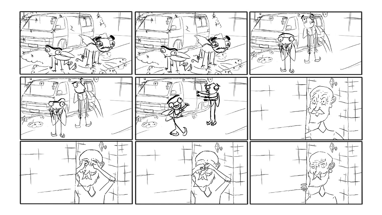 Ruan Smit - The Tinsel Township Christmas Tale - Story Boards