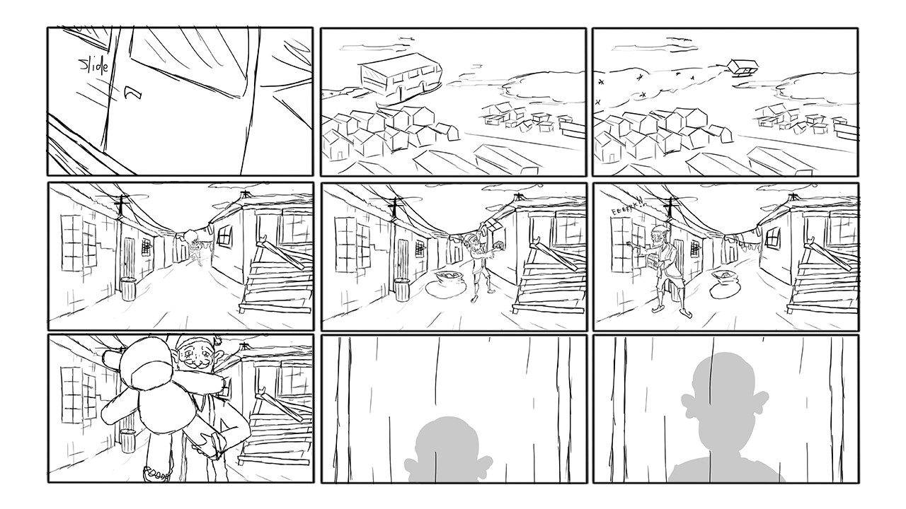 Ruan Smit - The Tinsel Township Christmas Tale - Story Boards