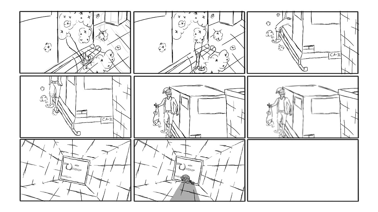 Ruan Smit - The Tinsel Township Christmas Tale - Story Boards