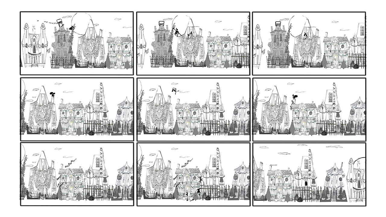Ruan Smit - The Tinsel Township Christmas Tale - Story Boards