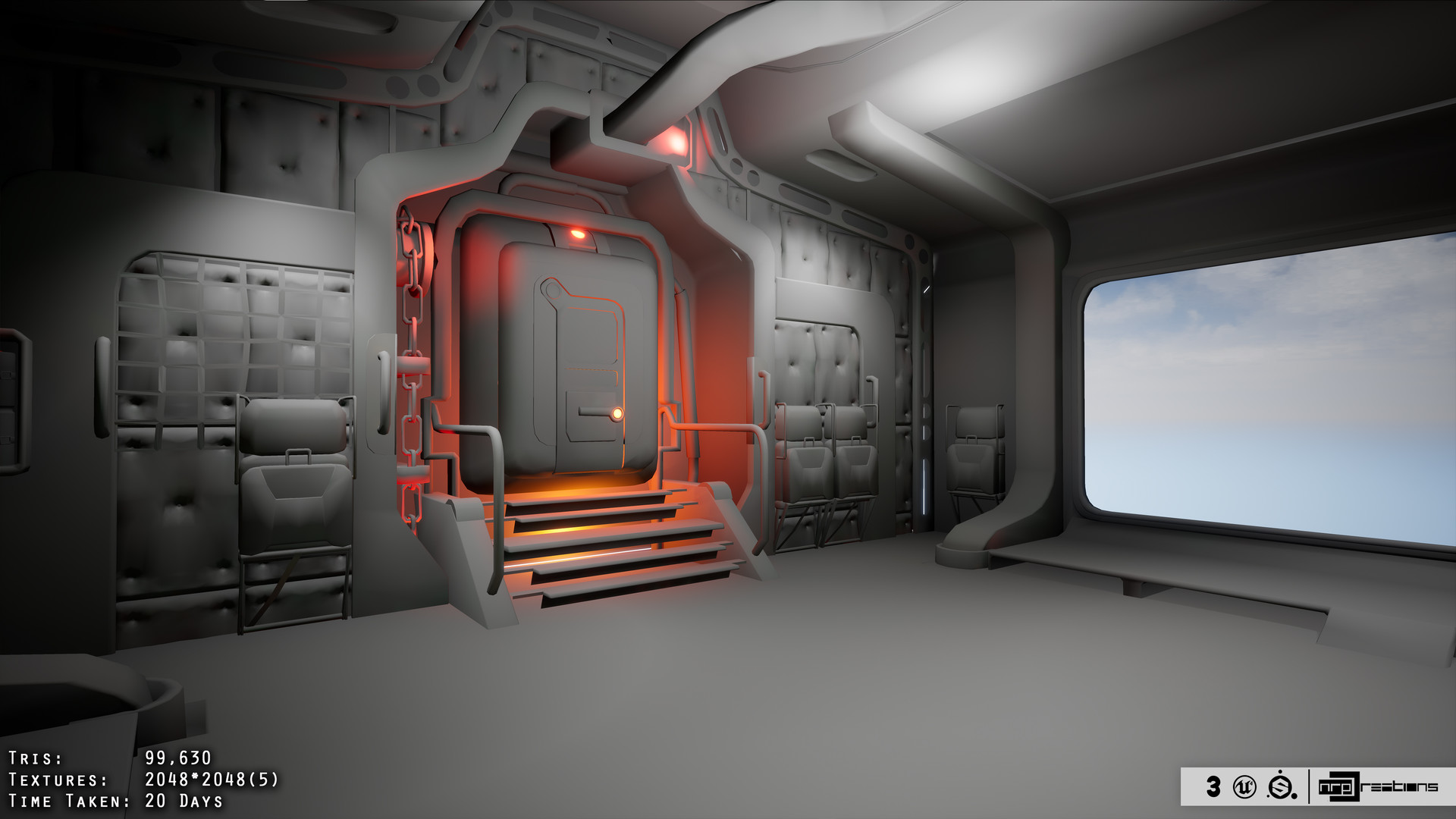 Nandu Renchi Philip (NRP) - Sci-fi Spaceship Interior (Titanfall 2)