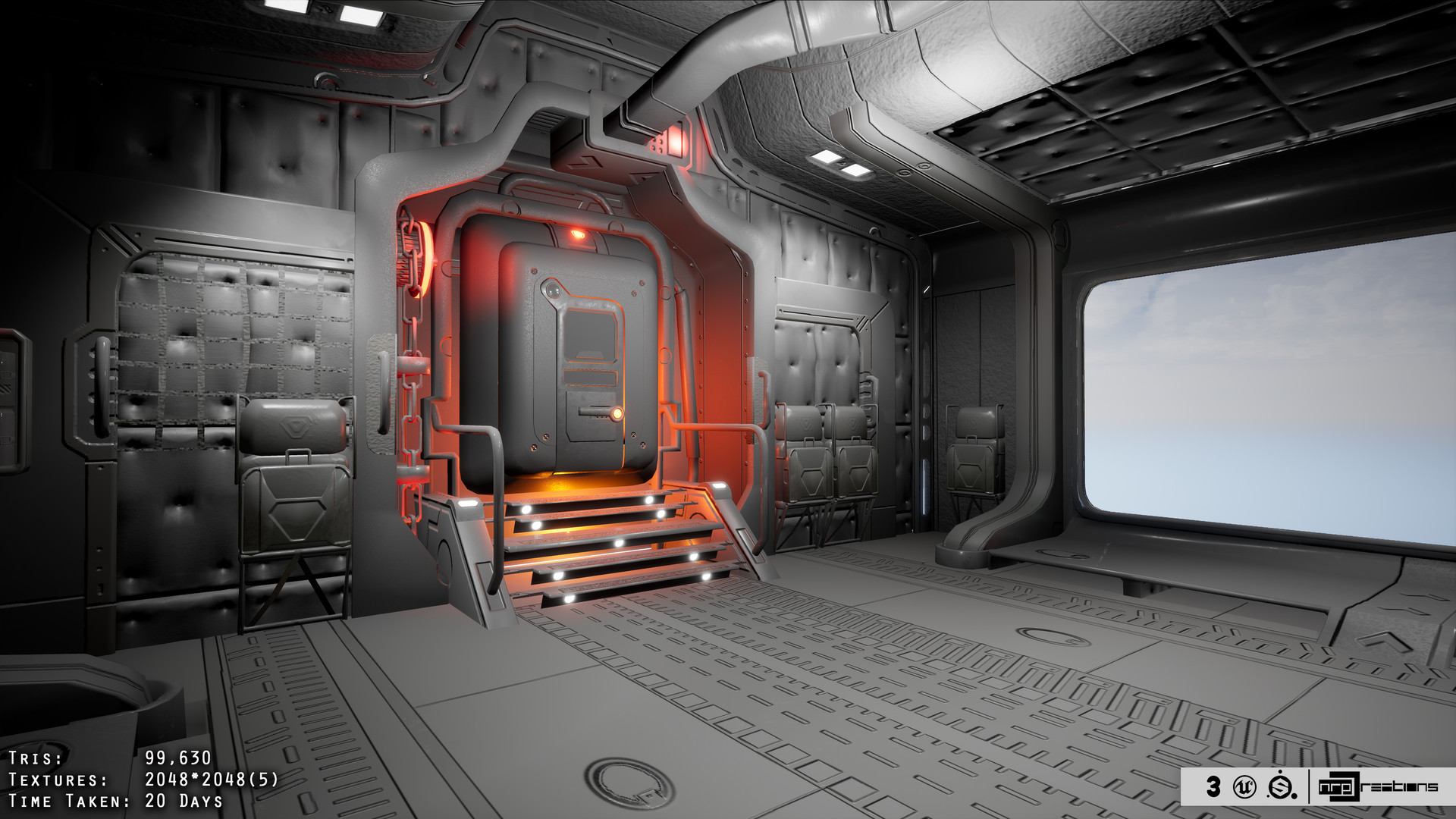 Nandu Renchi Philip (NRP) - Sci-fi Spaceship Interior (Titanfall 2)