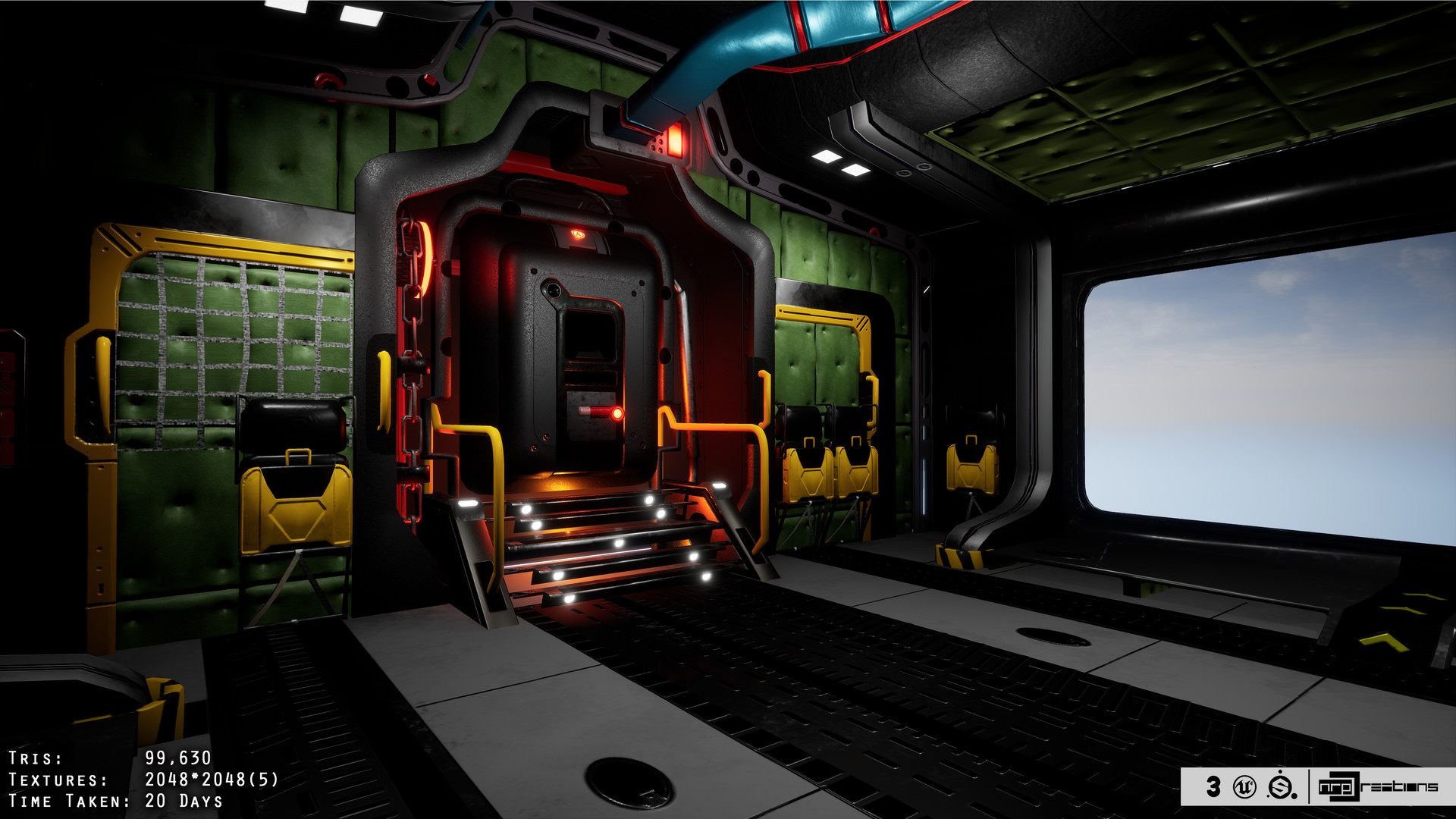 Nandu Renchi Philip (NRP) - Sci-fi Spaceship Interior (Titanfall 2)