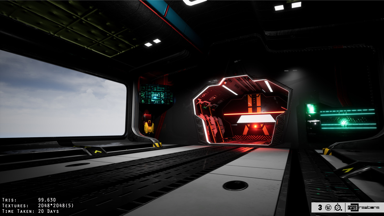 Nandu Renchi Philip (NRP) - Sci-fi Spaceship Interior (Titanfall 2)