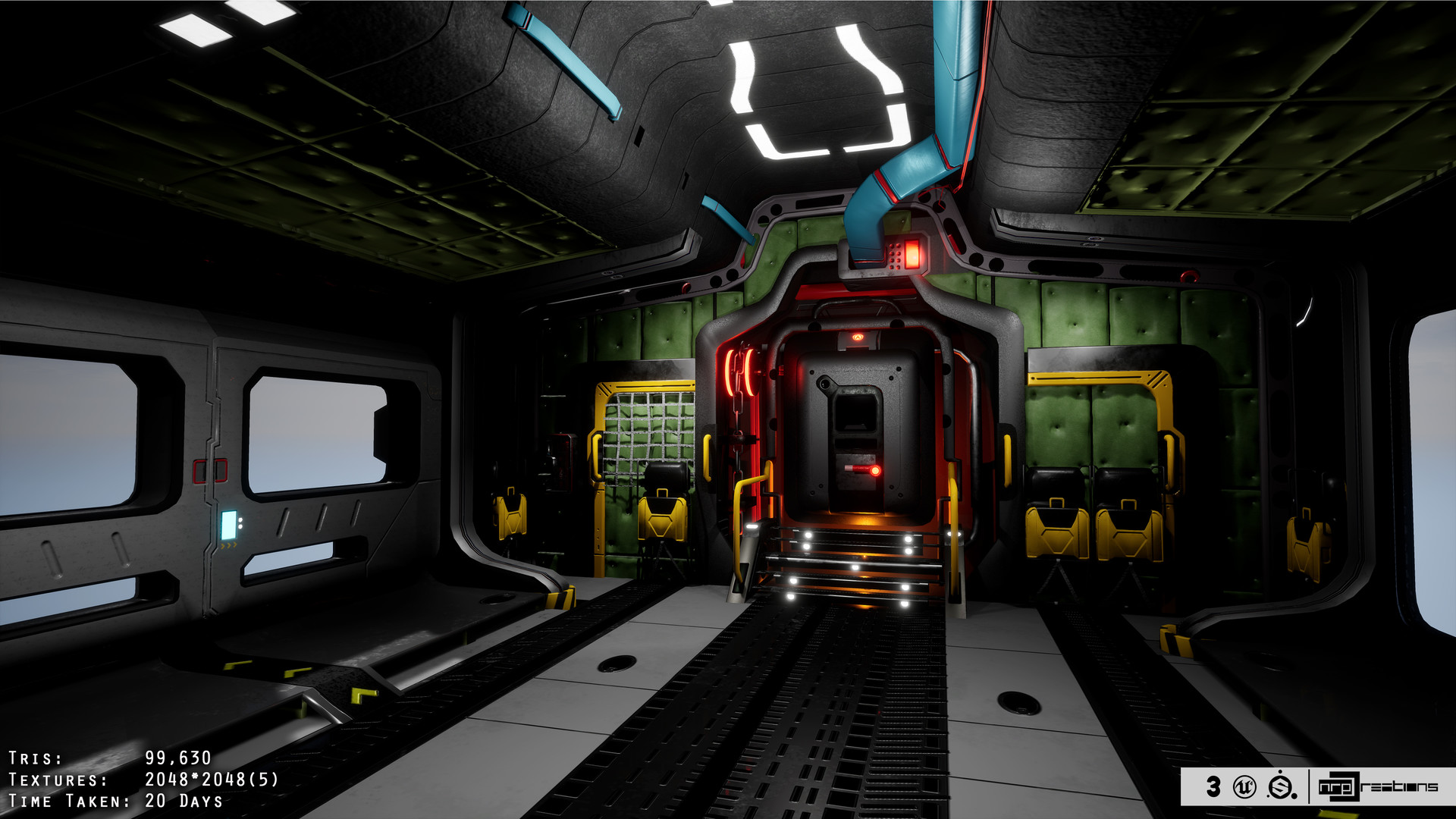 Nandu Renchi Philip (NRP) - Sci-fi Spaceship Interior (Titanfall 2)