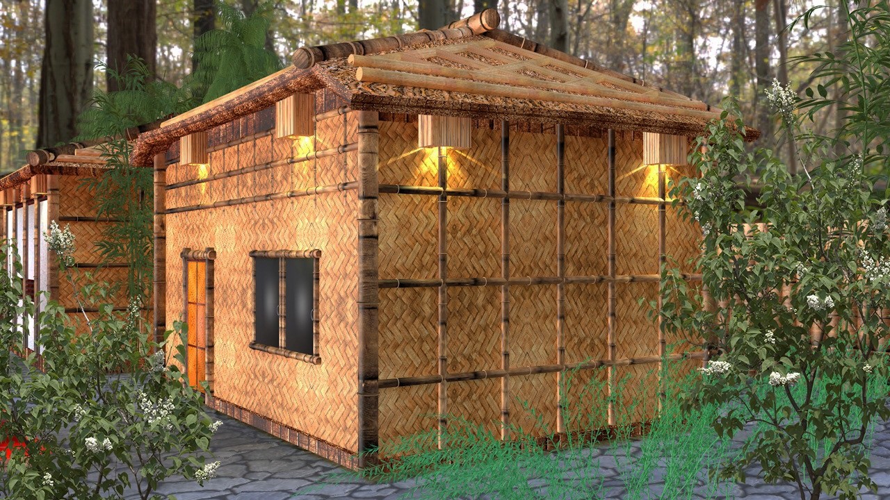 ArtStation - Bamboo hut