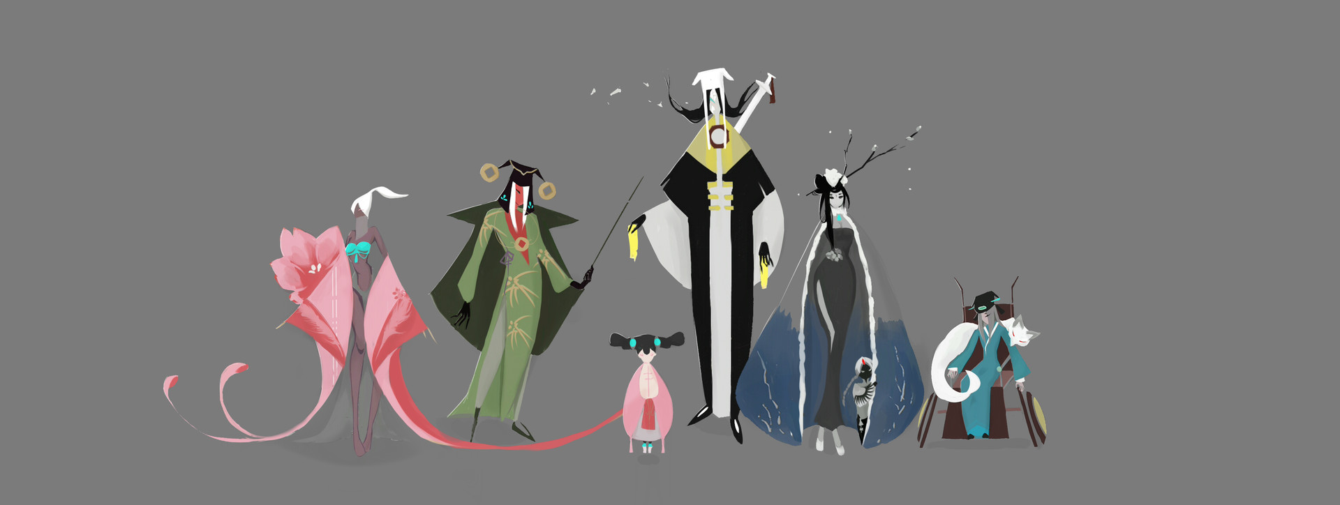 ArtStation - ANCIENT CHINESE GHOSTS.