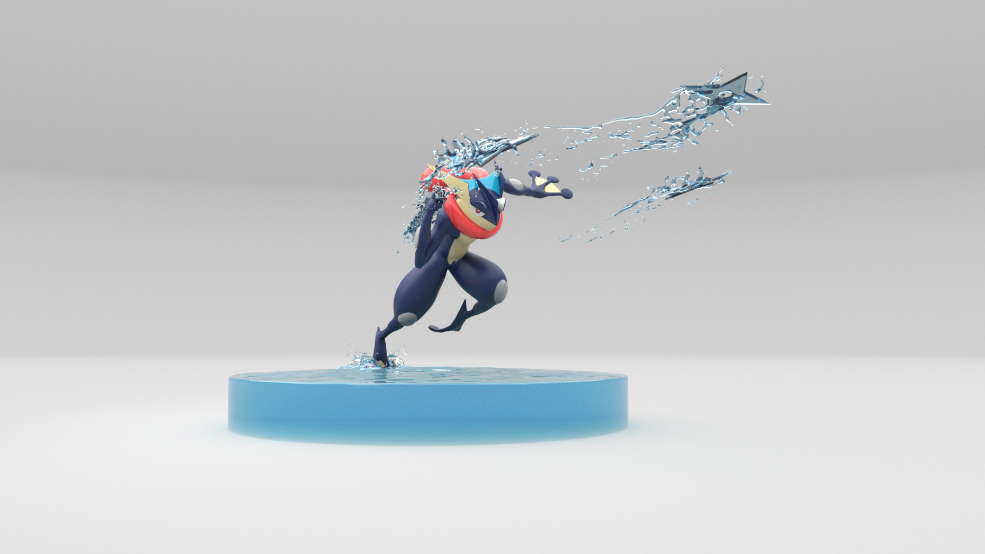 Artstation Greninja Pokemon Collectible