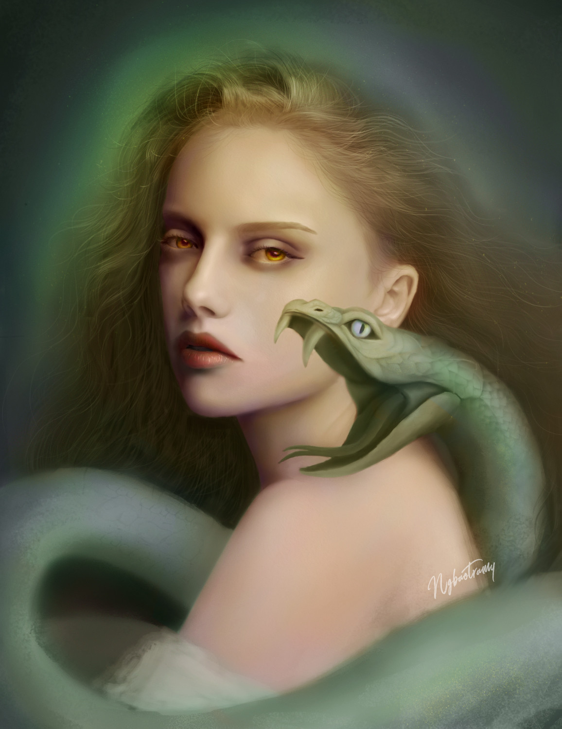 ArtStation - Queen of Snake (Color)