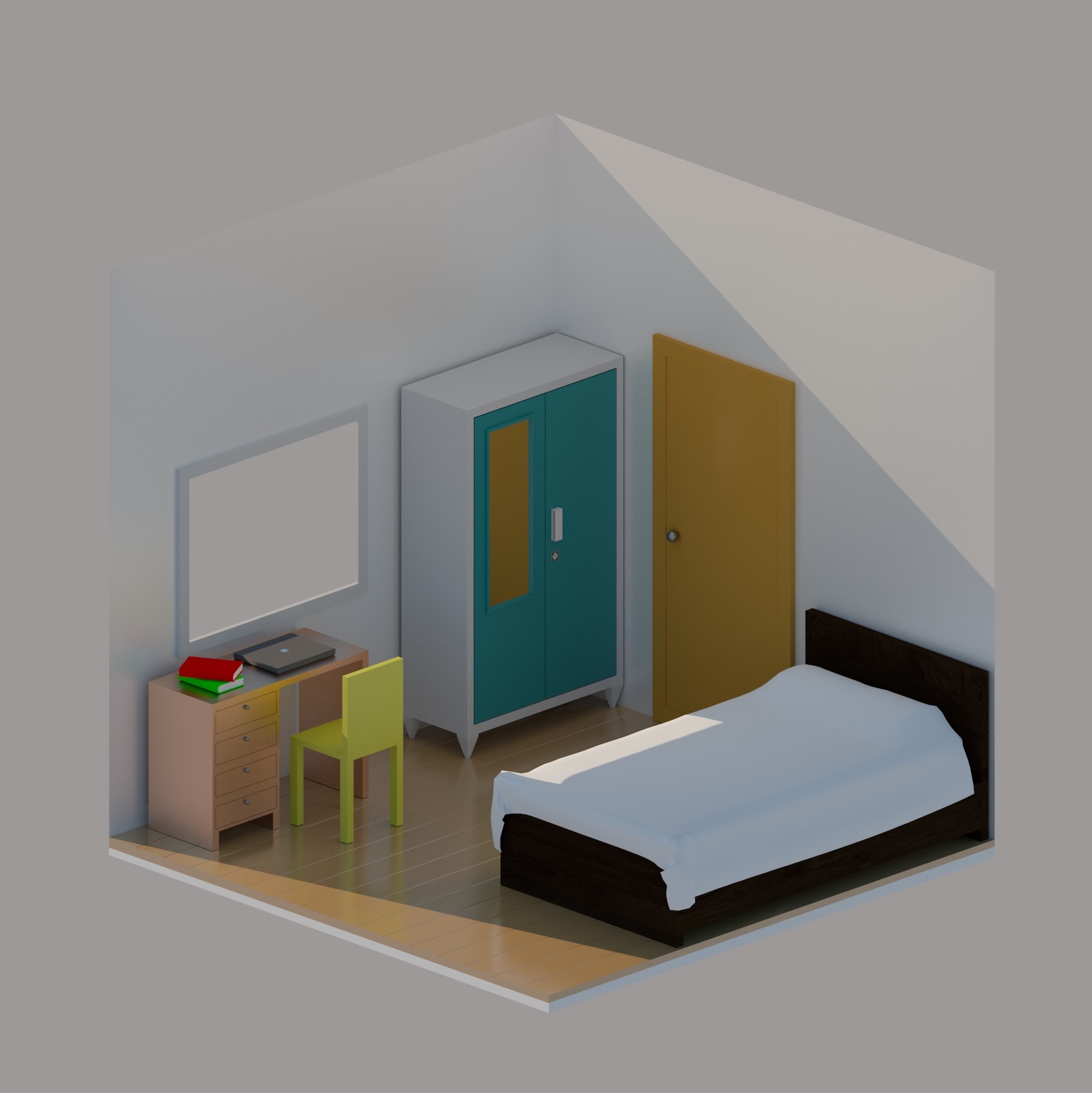 ArtStation - isometric rooms