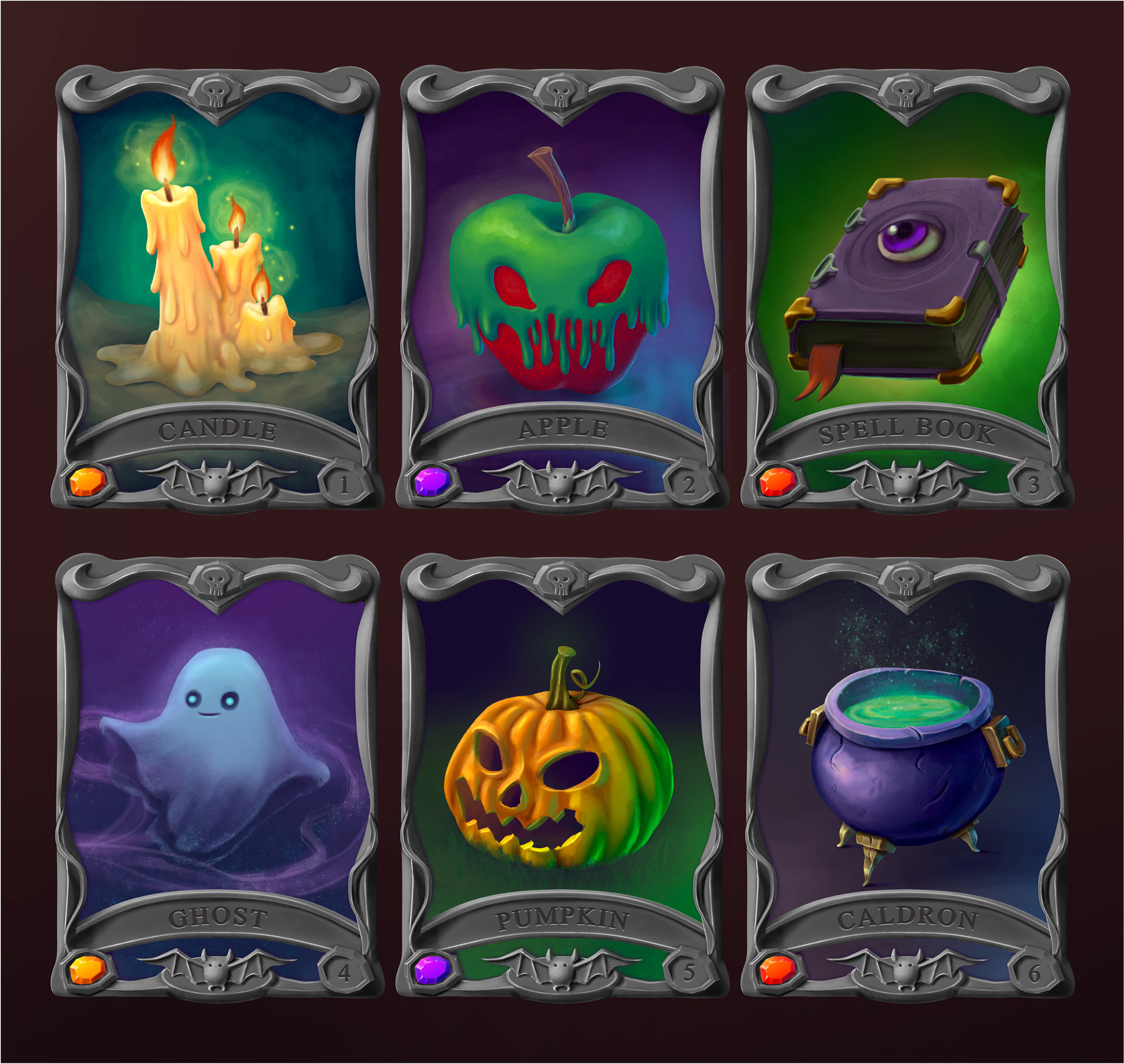ArtStation - Halloween card game