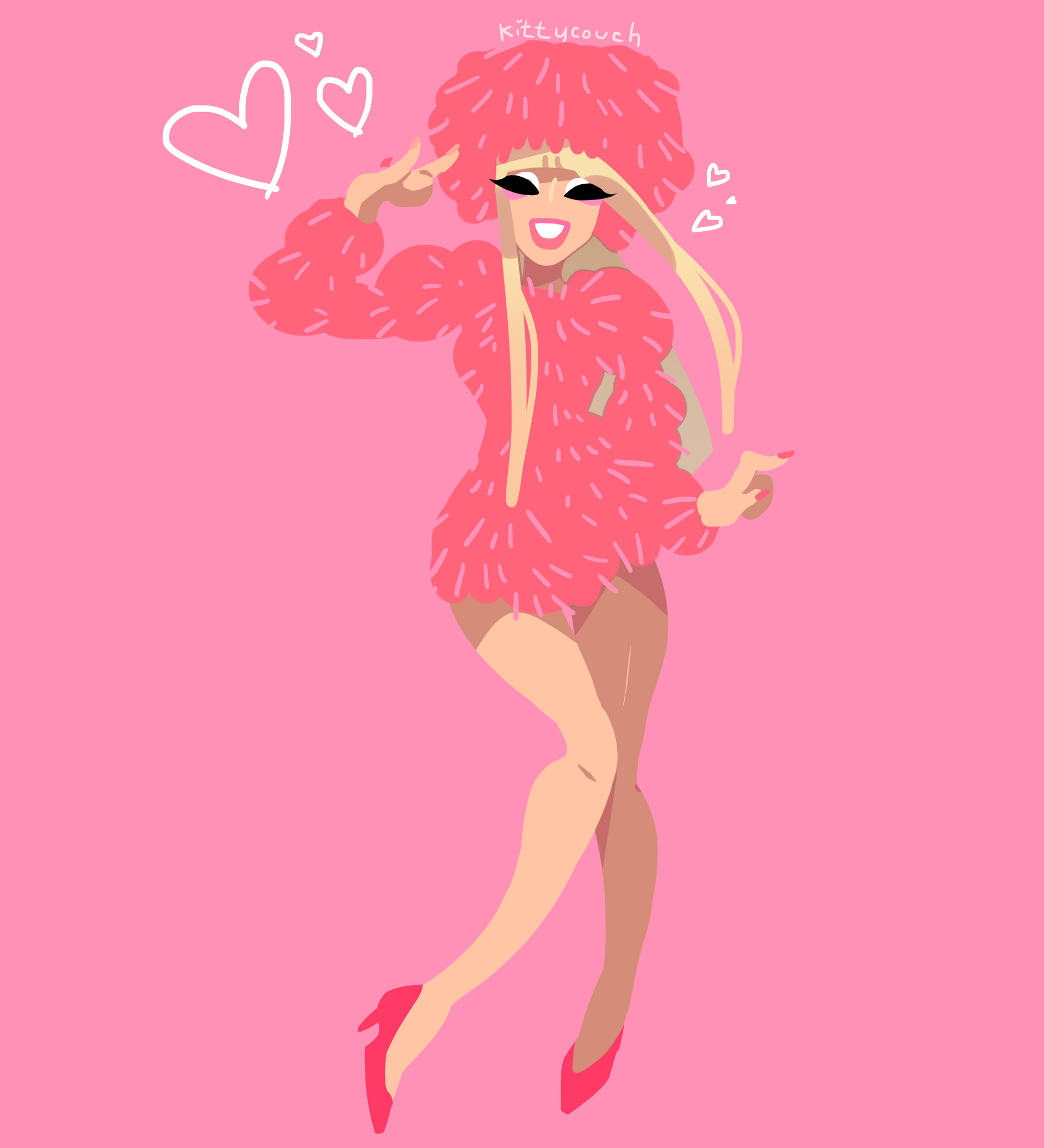 ArtStation - Pink one so terrify