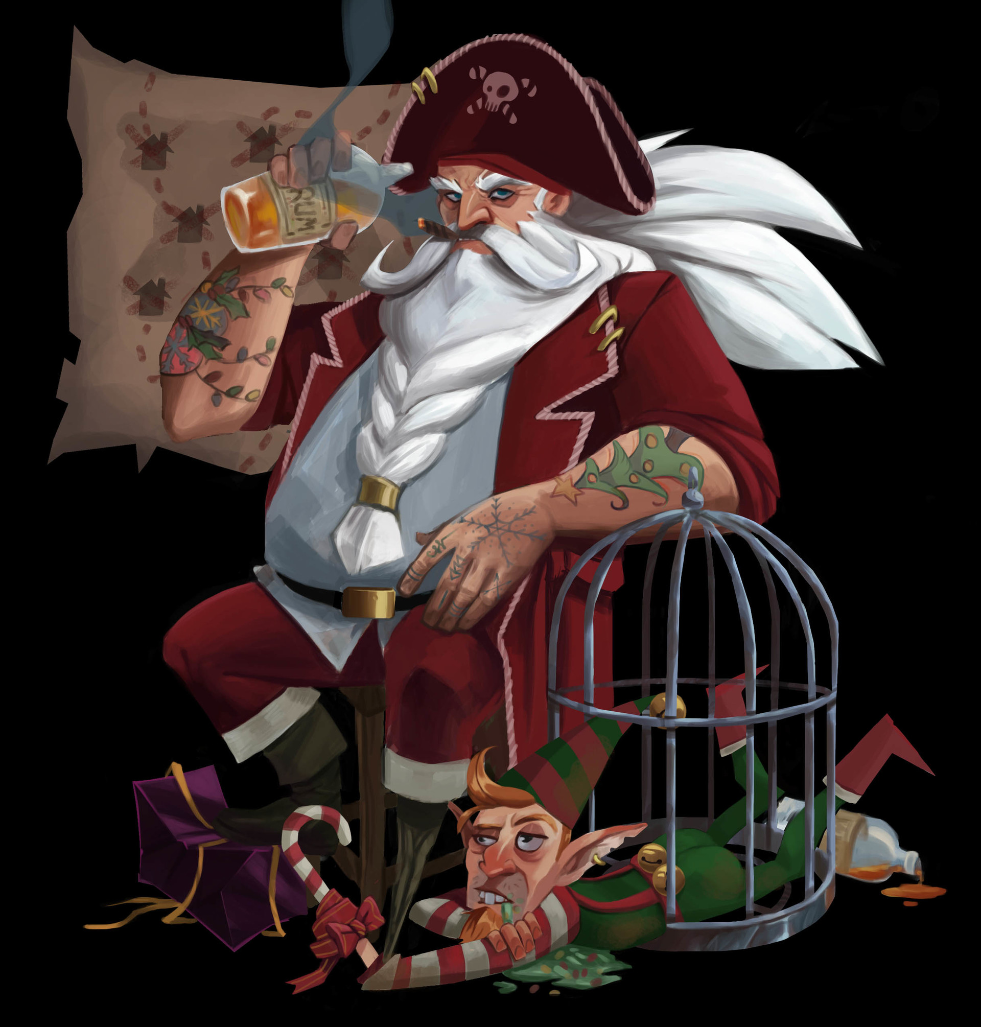 ArtStation - Brutal Santa Claus