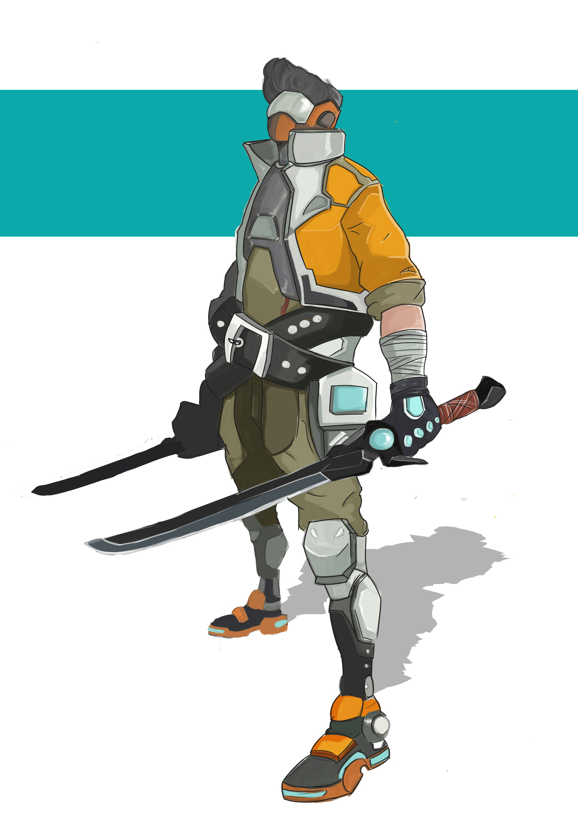 ArtStation - sword guy