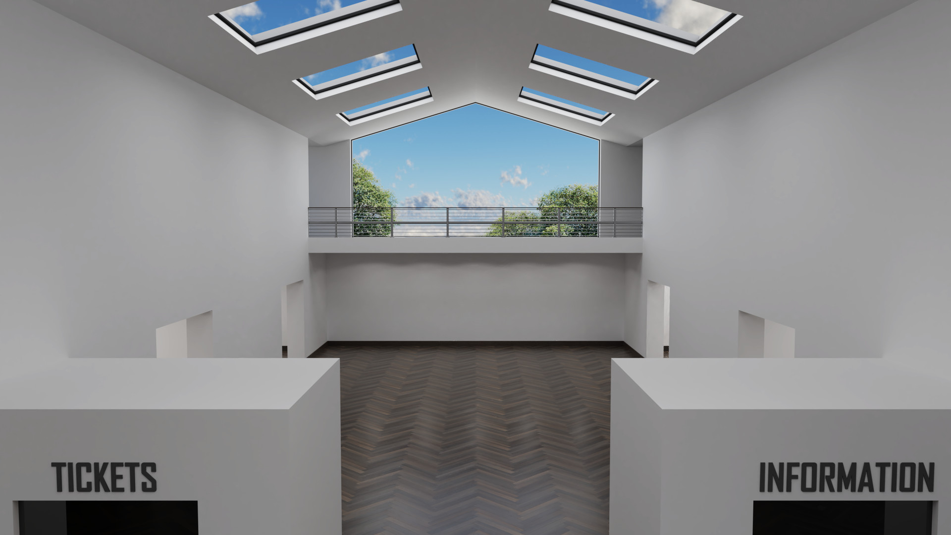 ArtStation - Conceptual museum 3D render