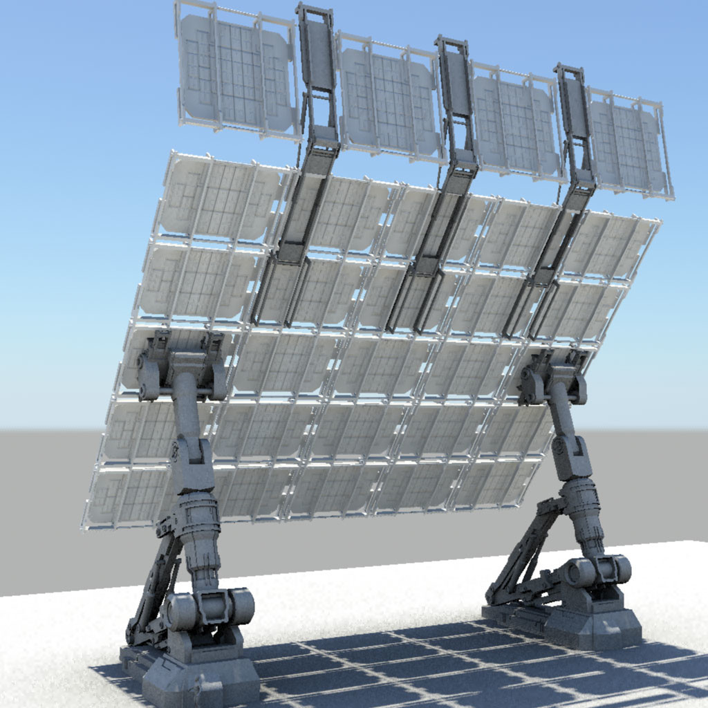 Lewis Walden - TITANFALL solar panel array