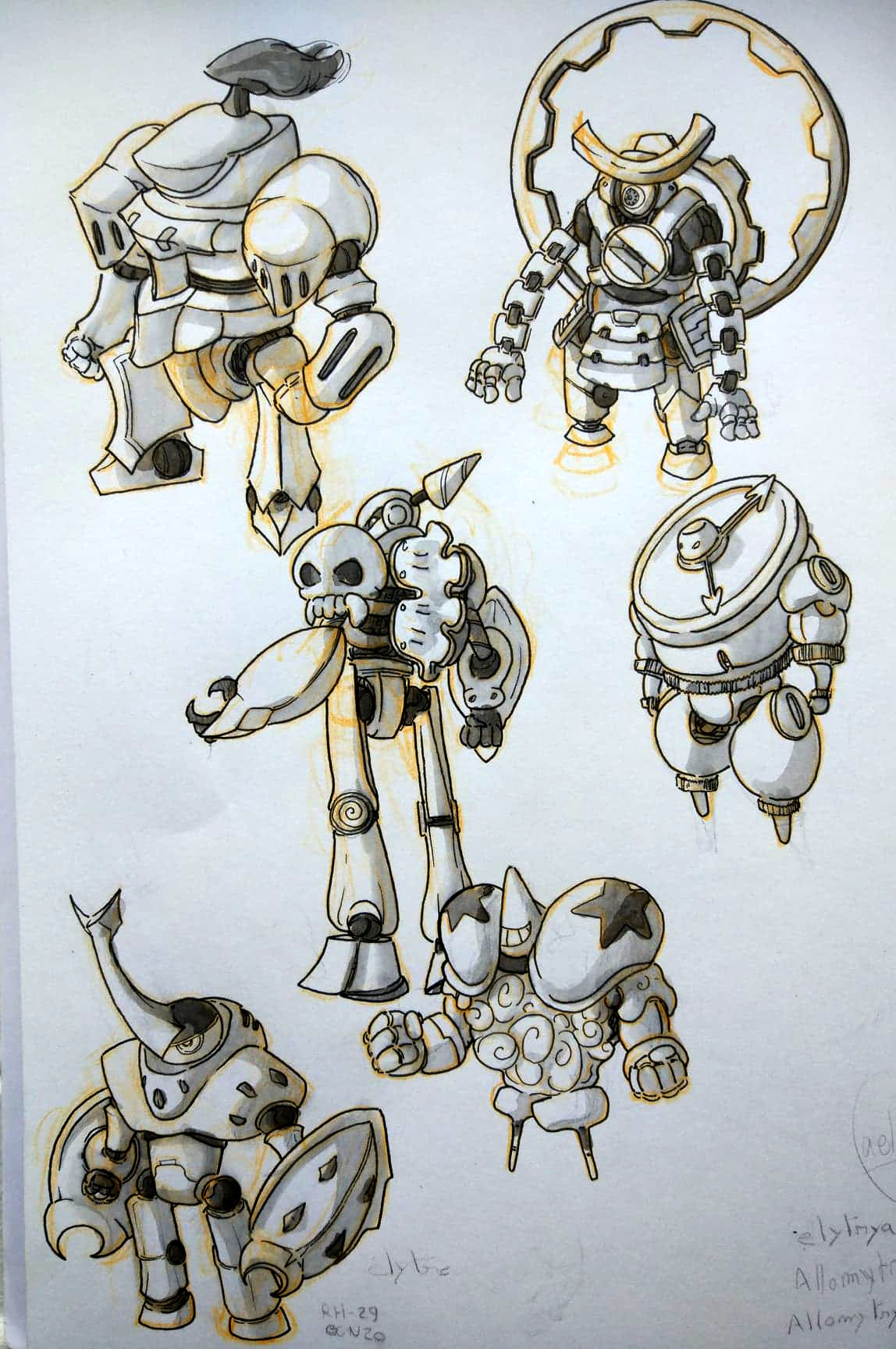 ArtStation - Mecha Sketches
