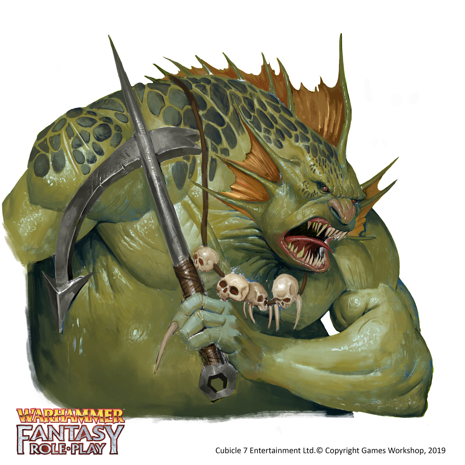 Henrik Rosenborg - Warhammer fantasy rpg: River troll