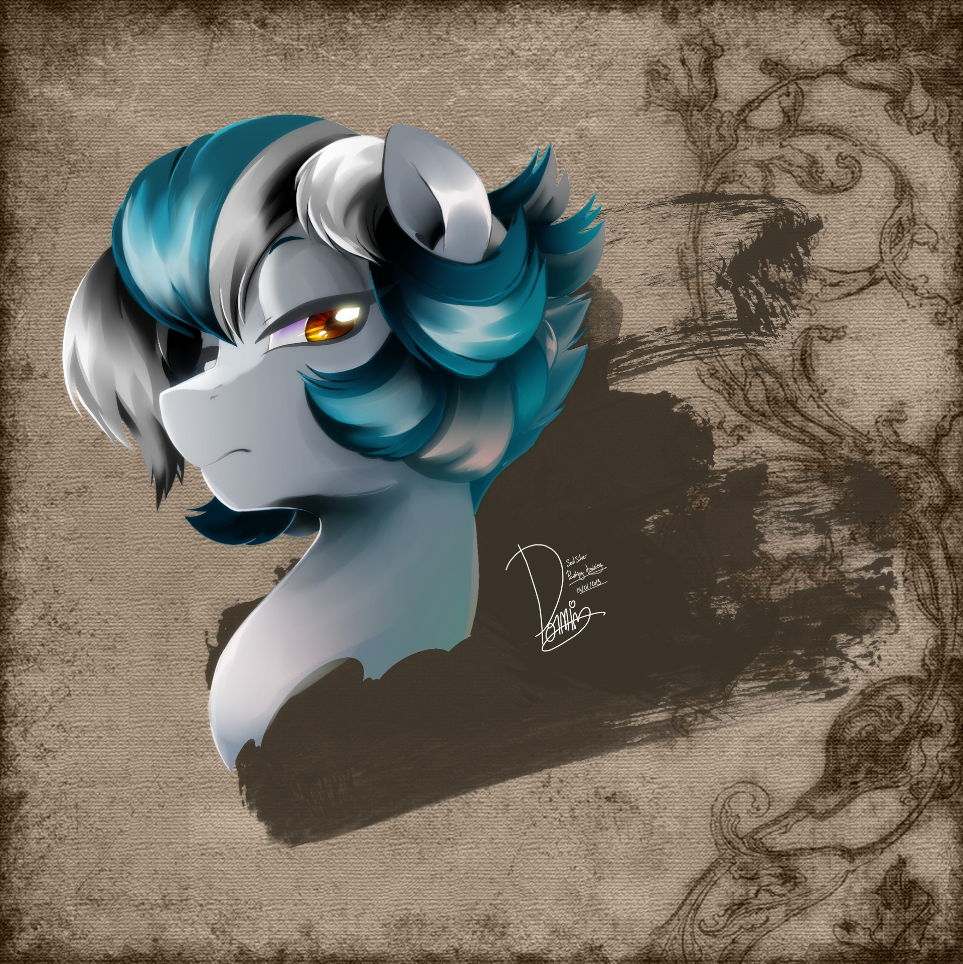 ArtStation - Soul Silver painting portrait