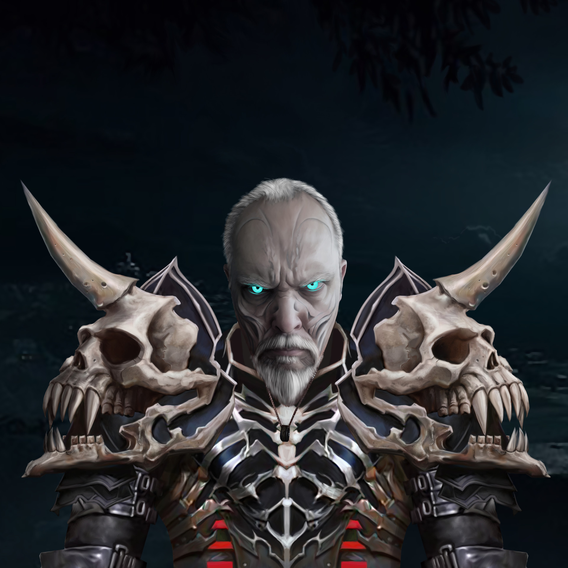 Guillaume Prevel - Autoportrait style nécromancien de diablo 3