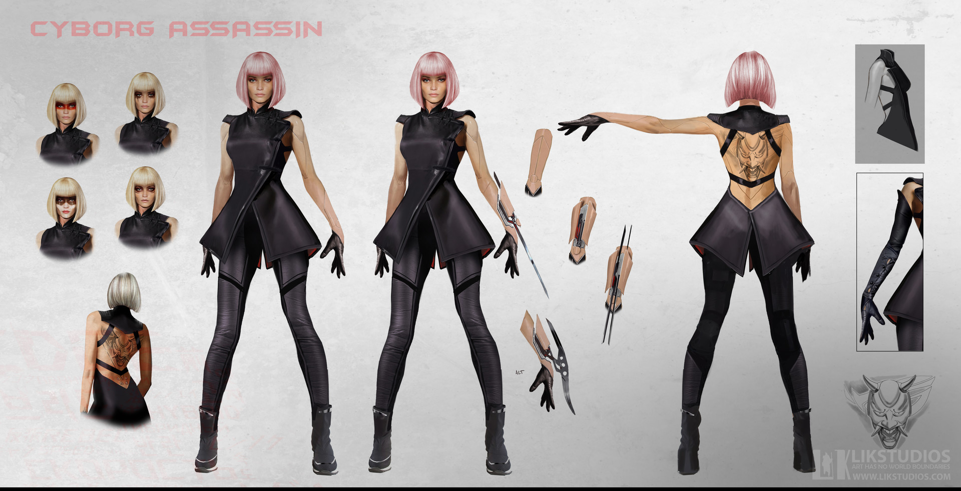 ArtStation - Cyberpunk Cyborg Assassin