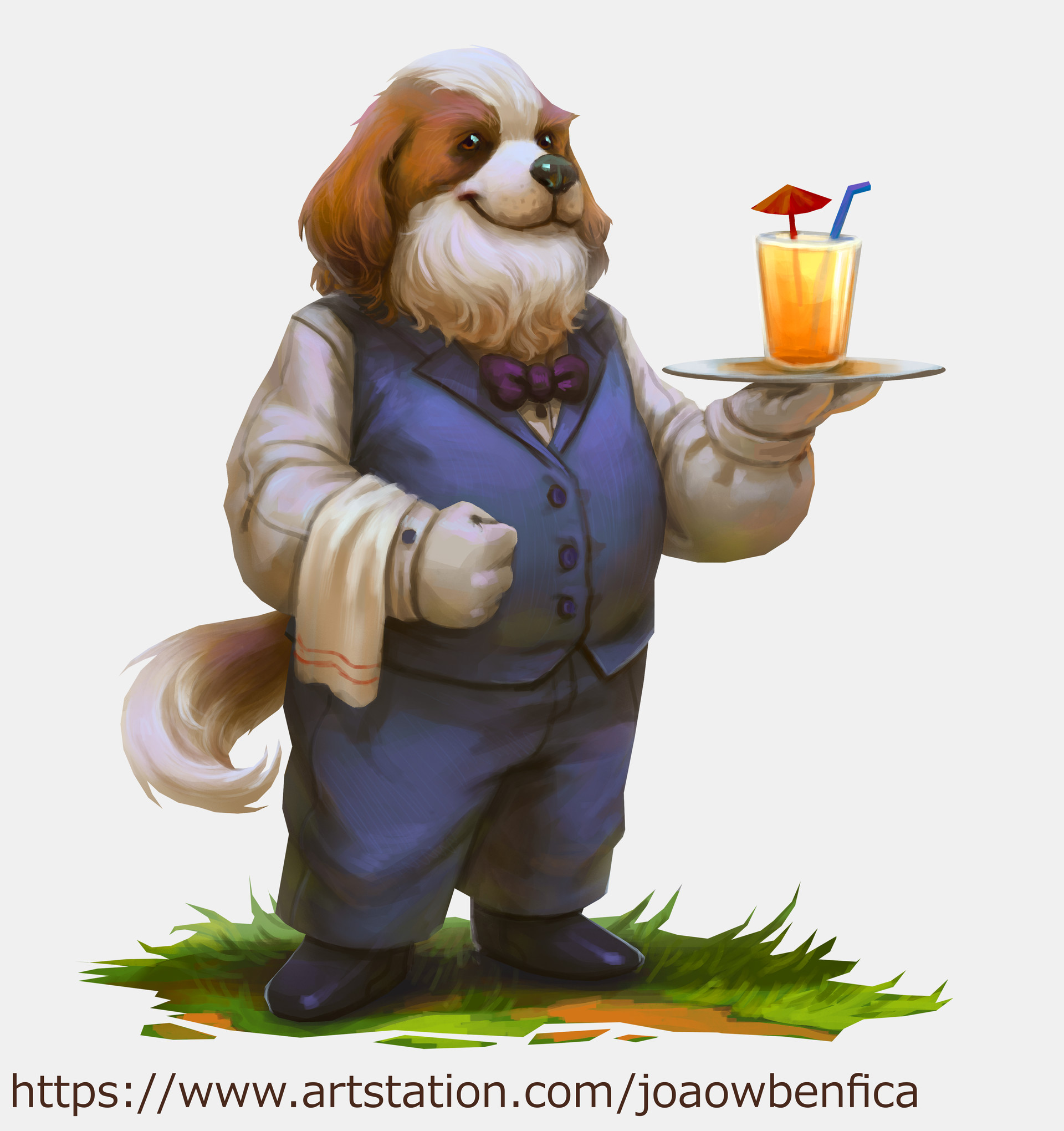 ArtStation - Waiter Dog