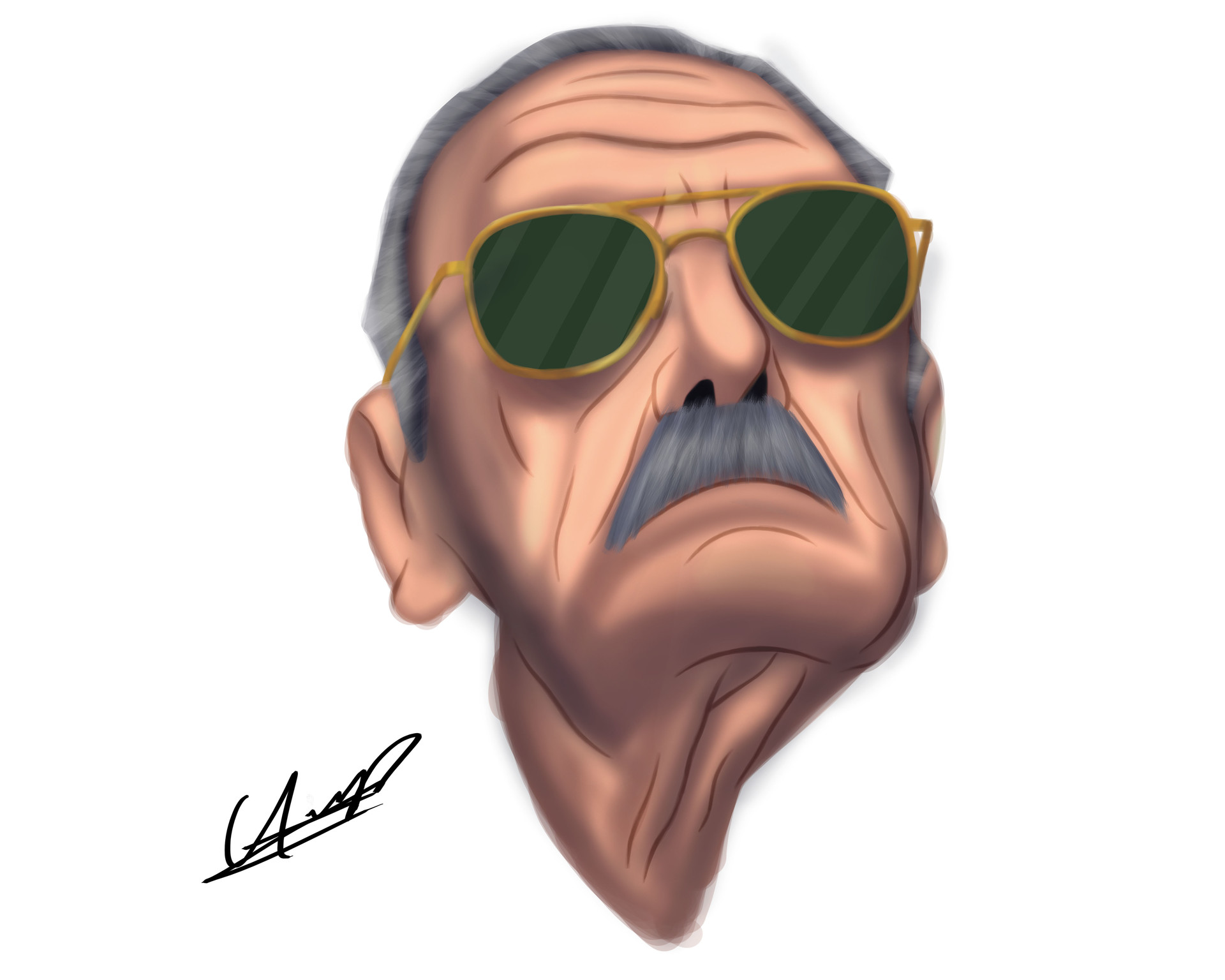 ArtStation - Stan Lee Tribute