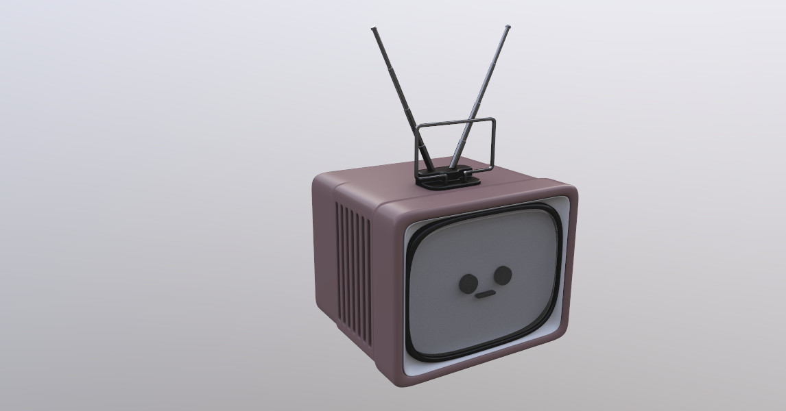 ArtStation - Twitch - less detailed model