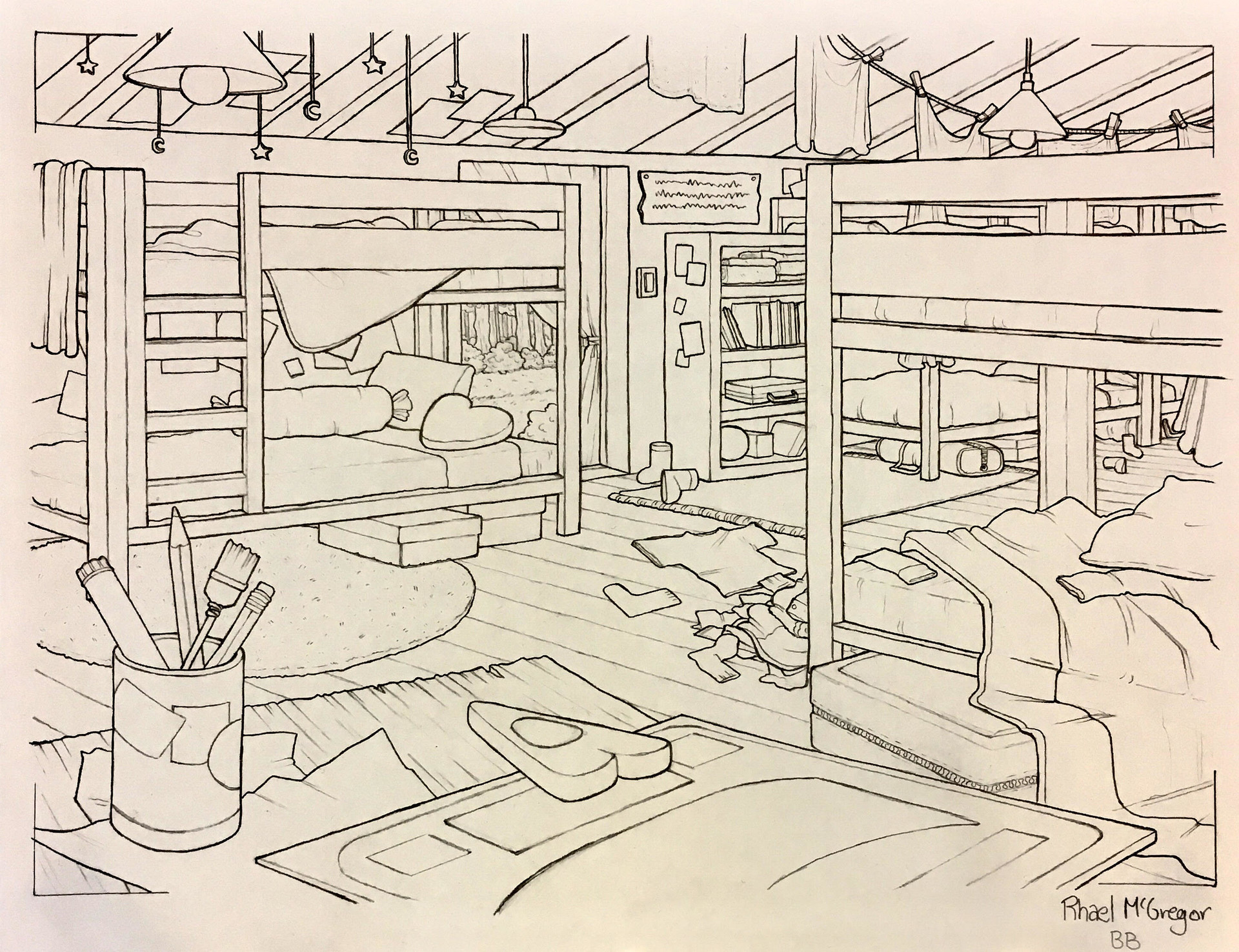 ArtStation - Layout - Cabin