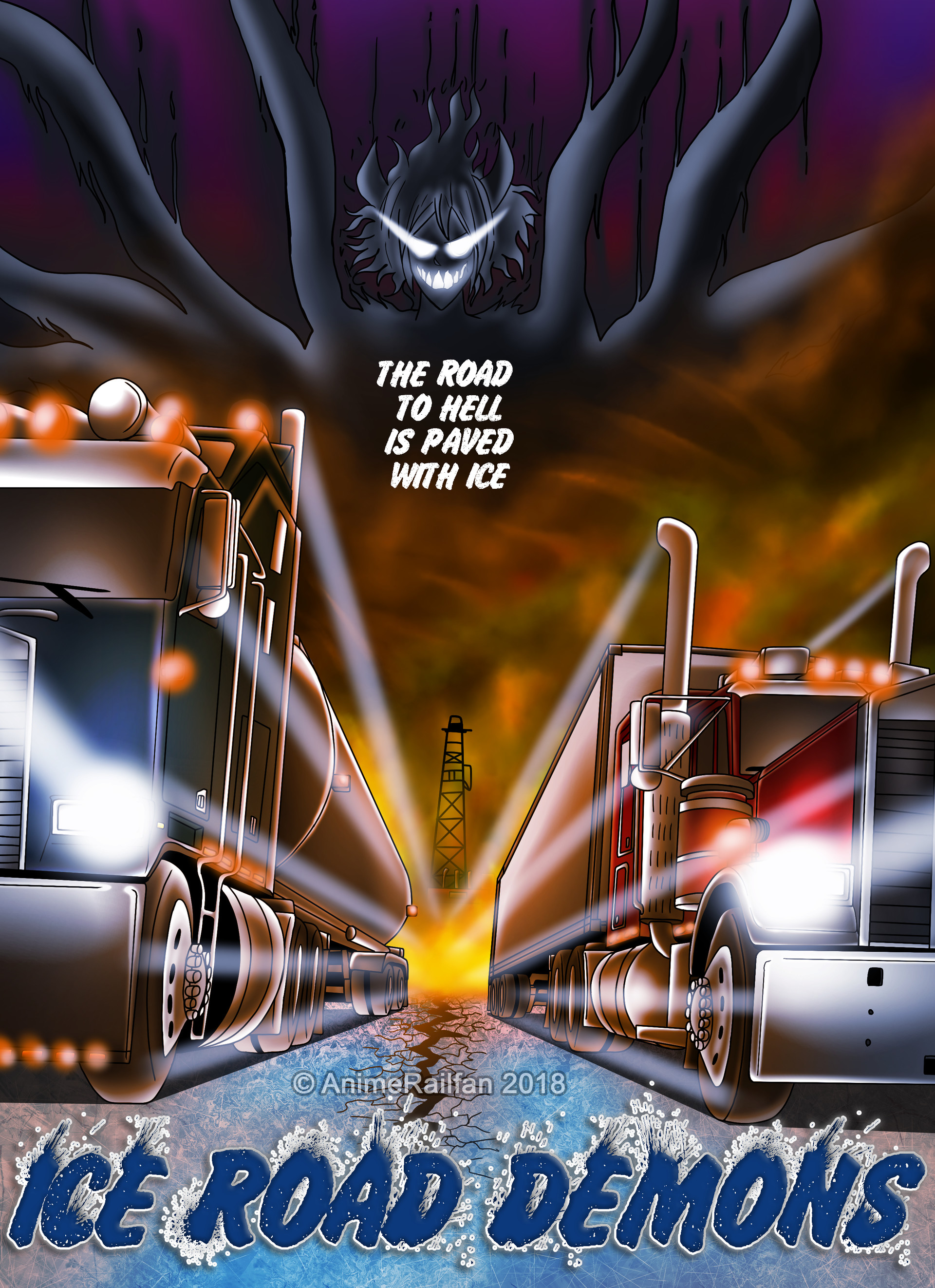 ArtStation - Ice Road Demons Poster 1