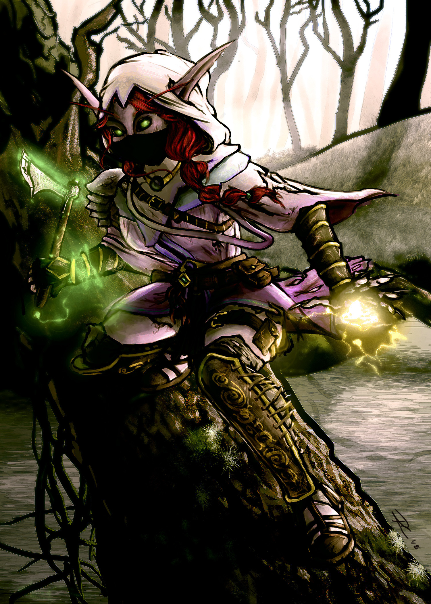 ArtStation - Dark Elf Rogue