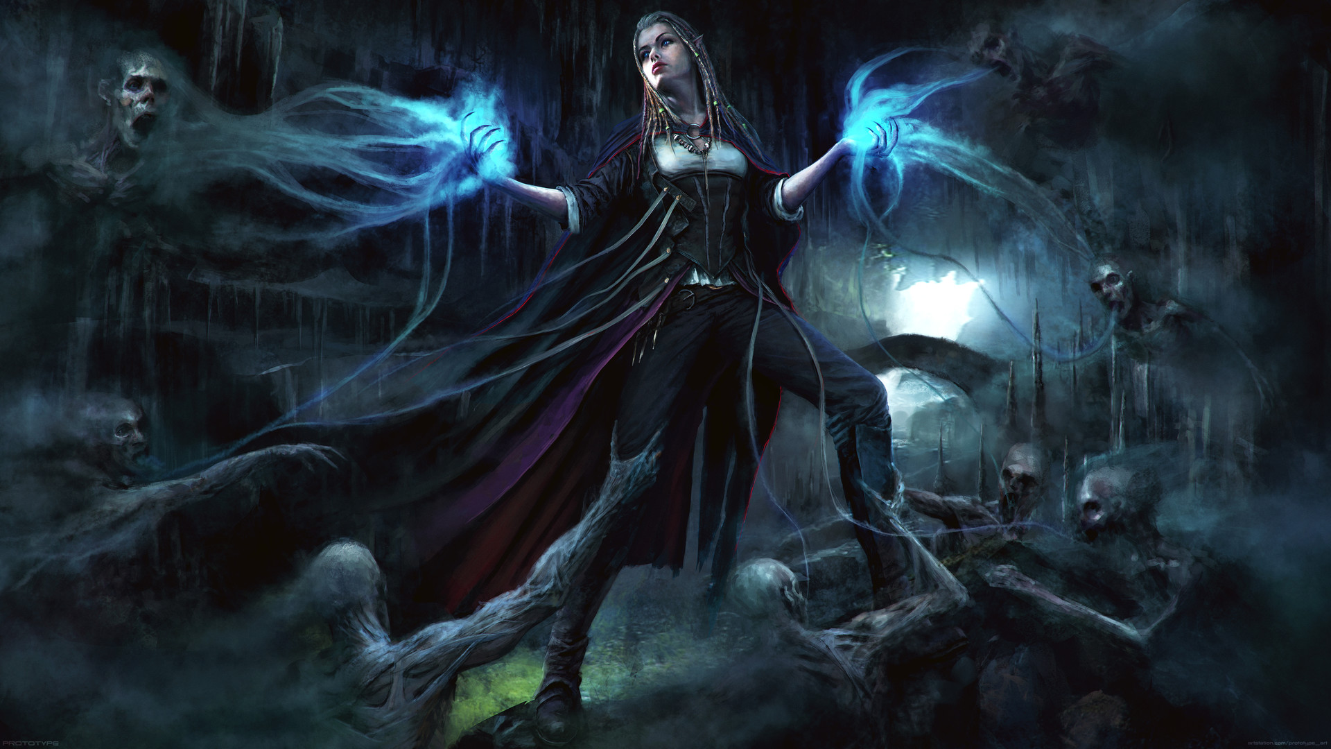 Summoning the Dead by K (prototype-art) : r/ImaginaryUndead