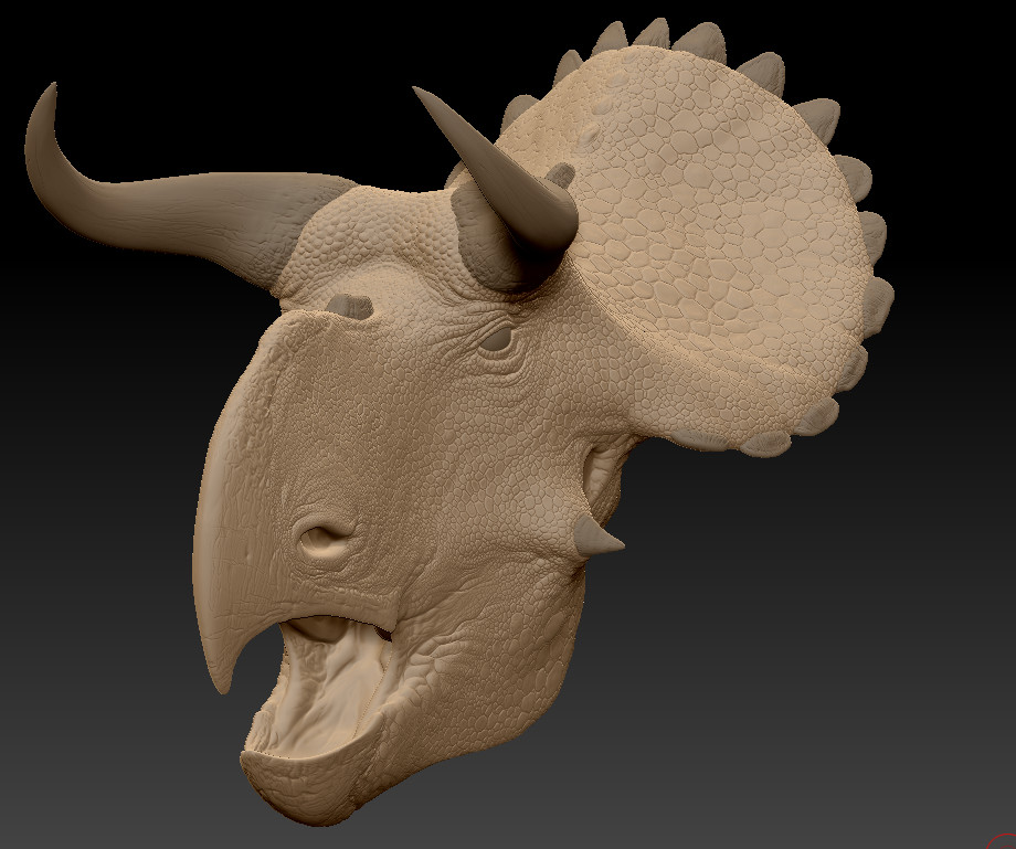 ArtStation - Nasutoceratops Bust