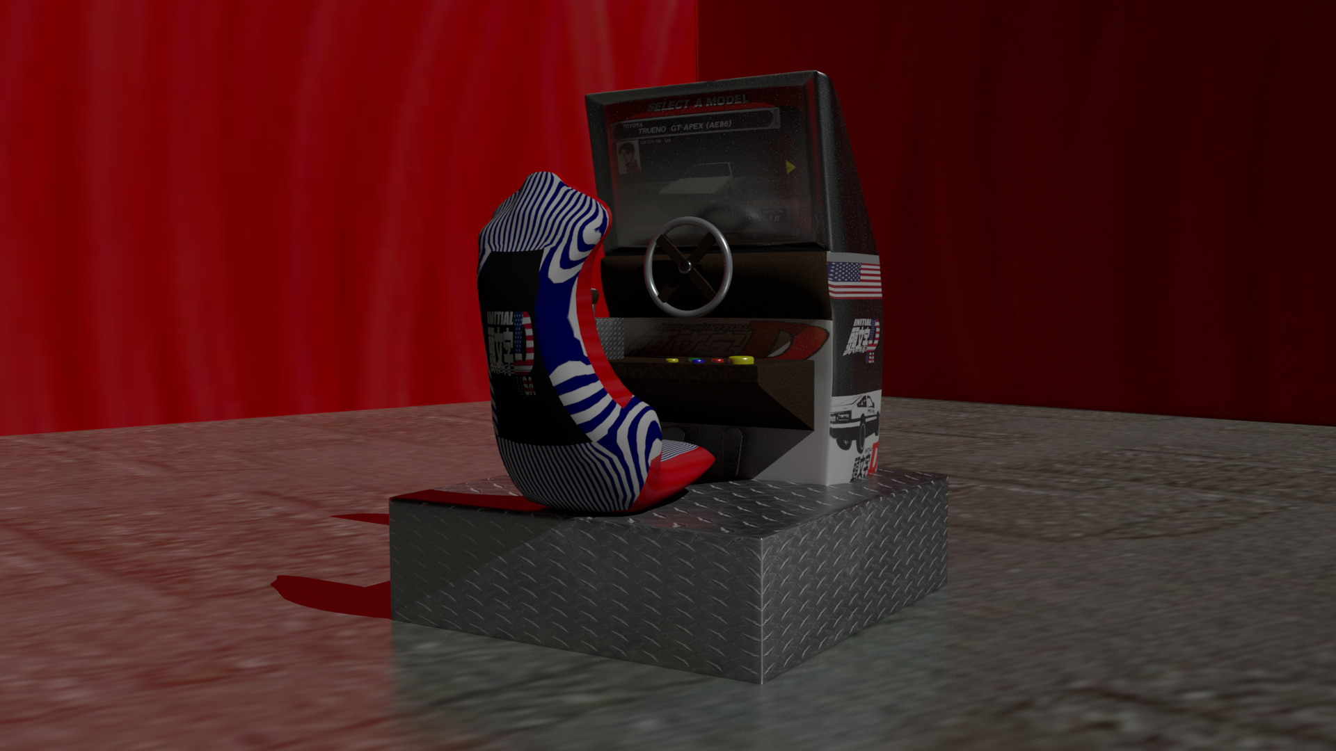 ArtStation - racing car arcade 2