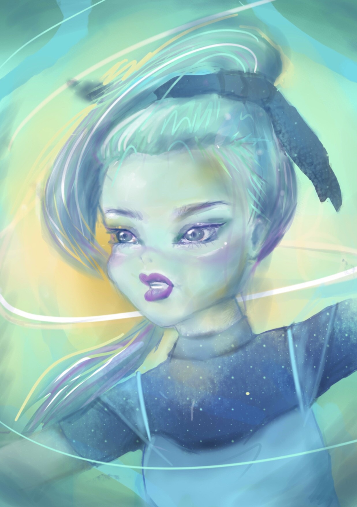 ArtStation - Starry girl