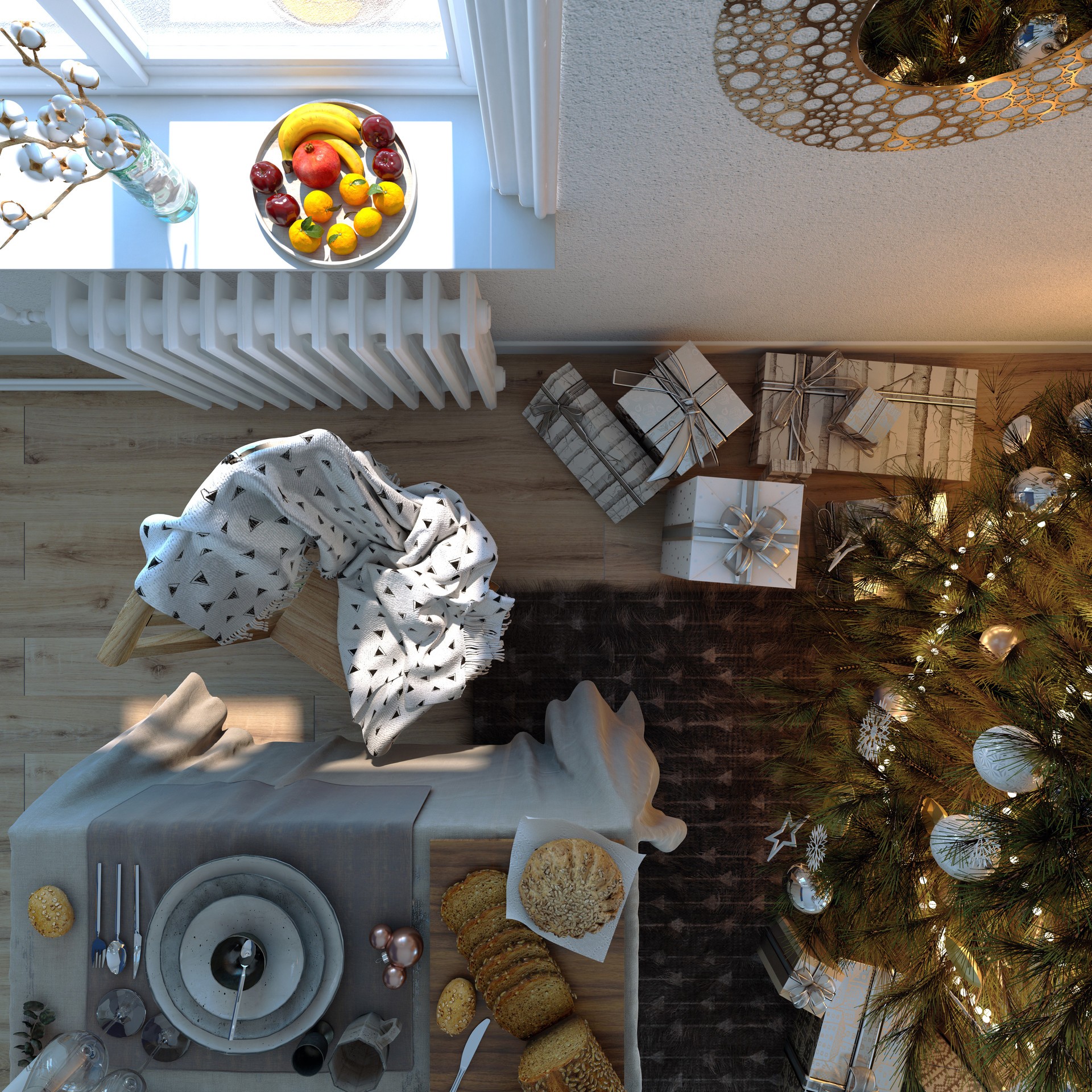 ArtStation - Christmas table