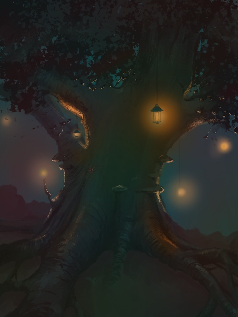 ArtStation - The old tree