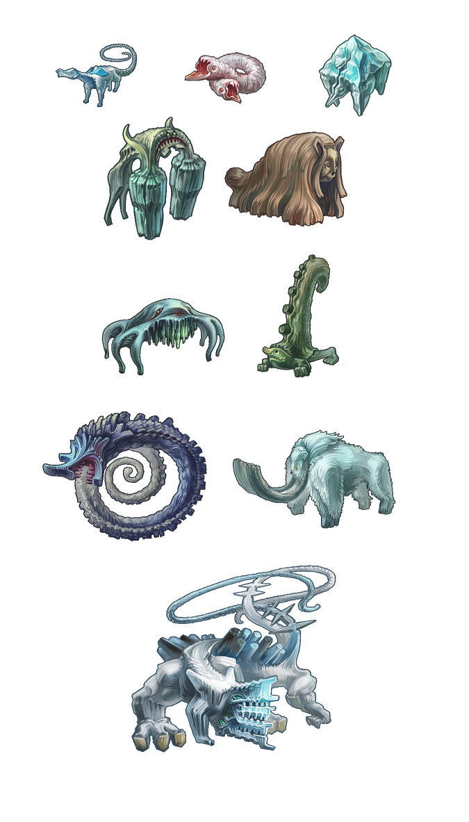 ArtStation - Ice Monsters