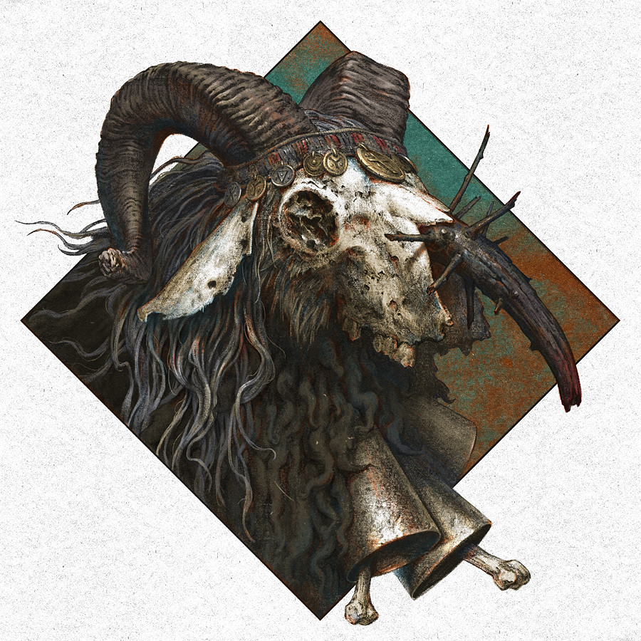 Goat Witch by Konstantin Kostadinov : r/ImaginaryHorrors