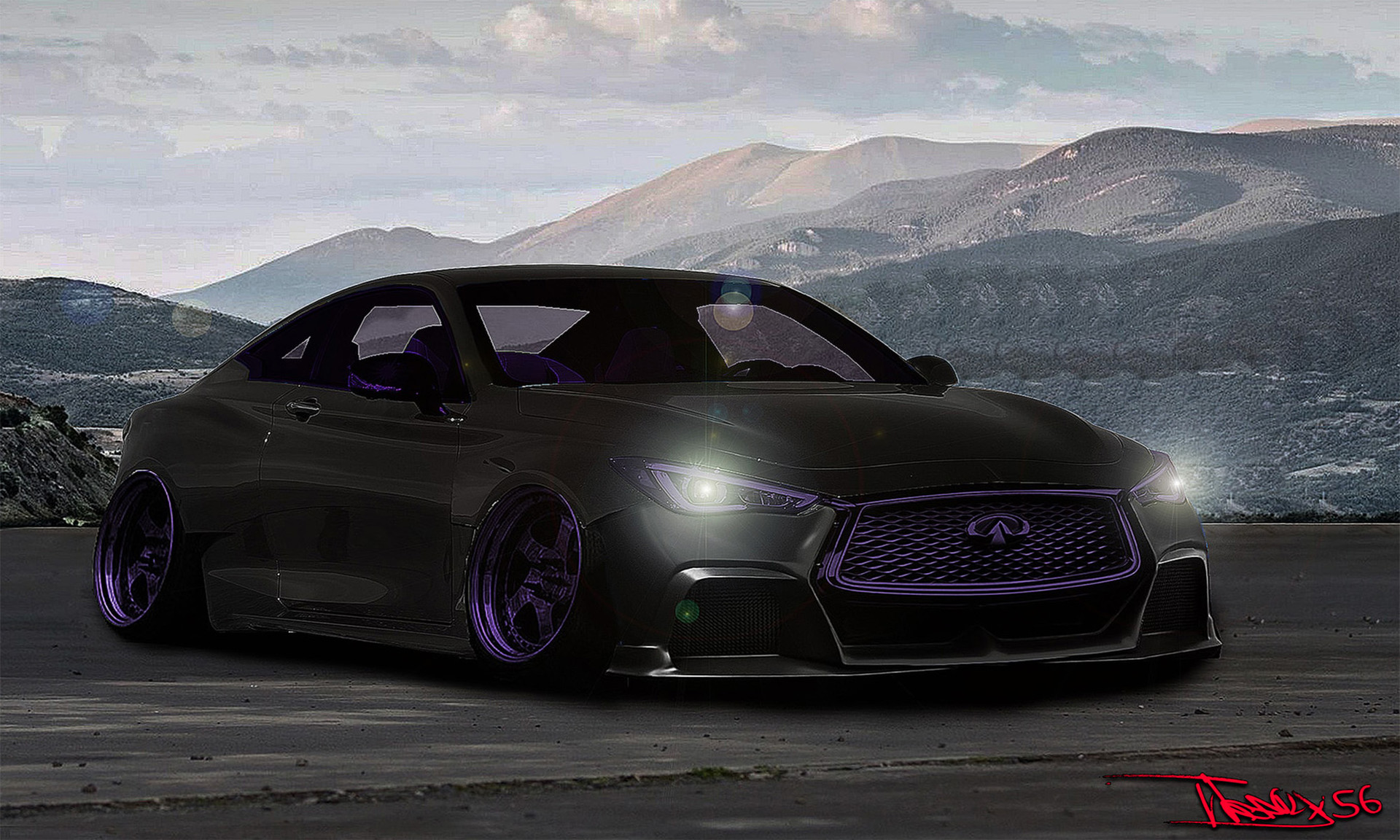 ArtStation - Infinity Q60 virtual tuning