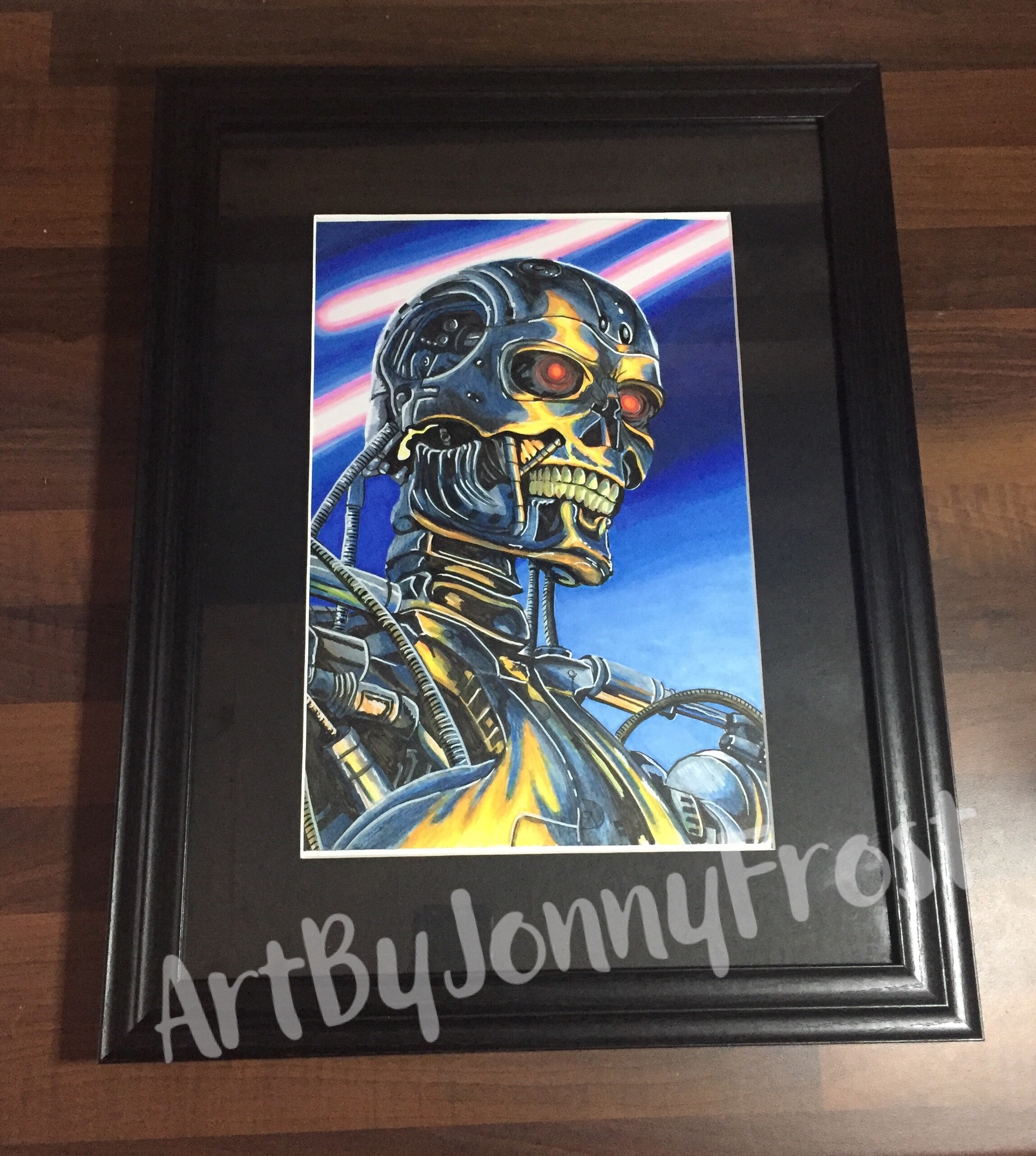ArtStation - Terminator Portrait Framed