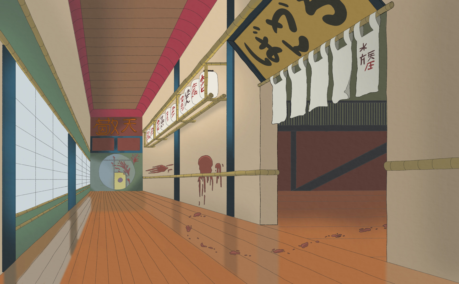 ArtStation - Ryokan Background Design